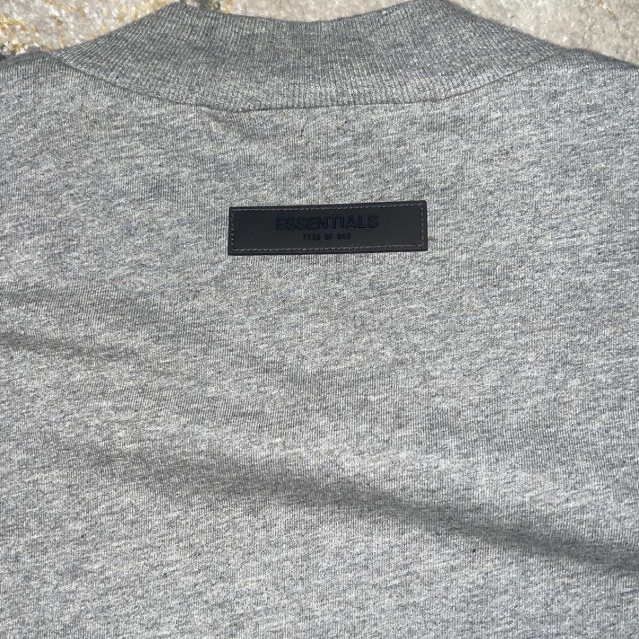 gray essentials sweater turtle neck *never worn* sz... - Depop