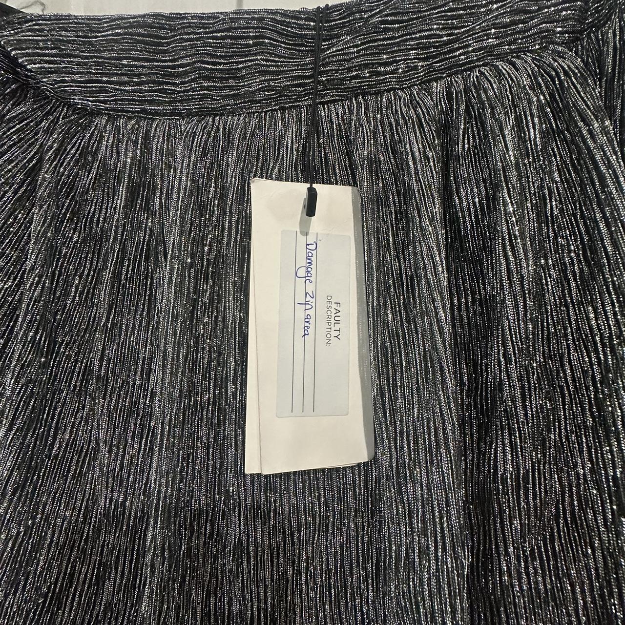 Sheike Silver Glitter Maxi Size 14 New with... - Depop