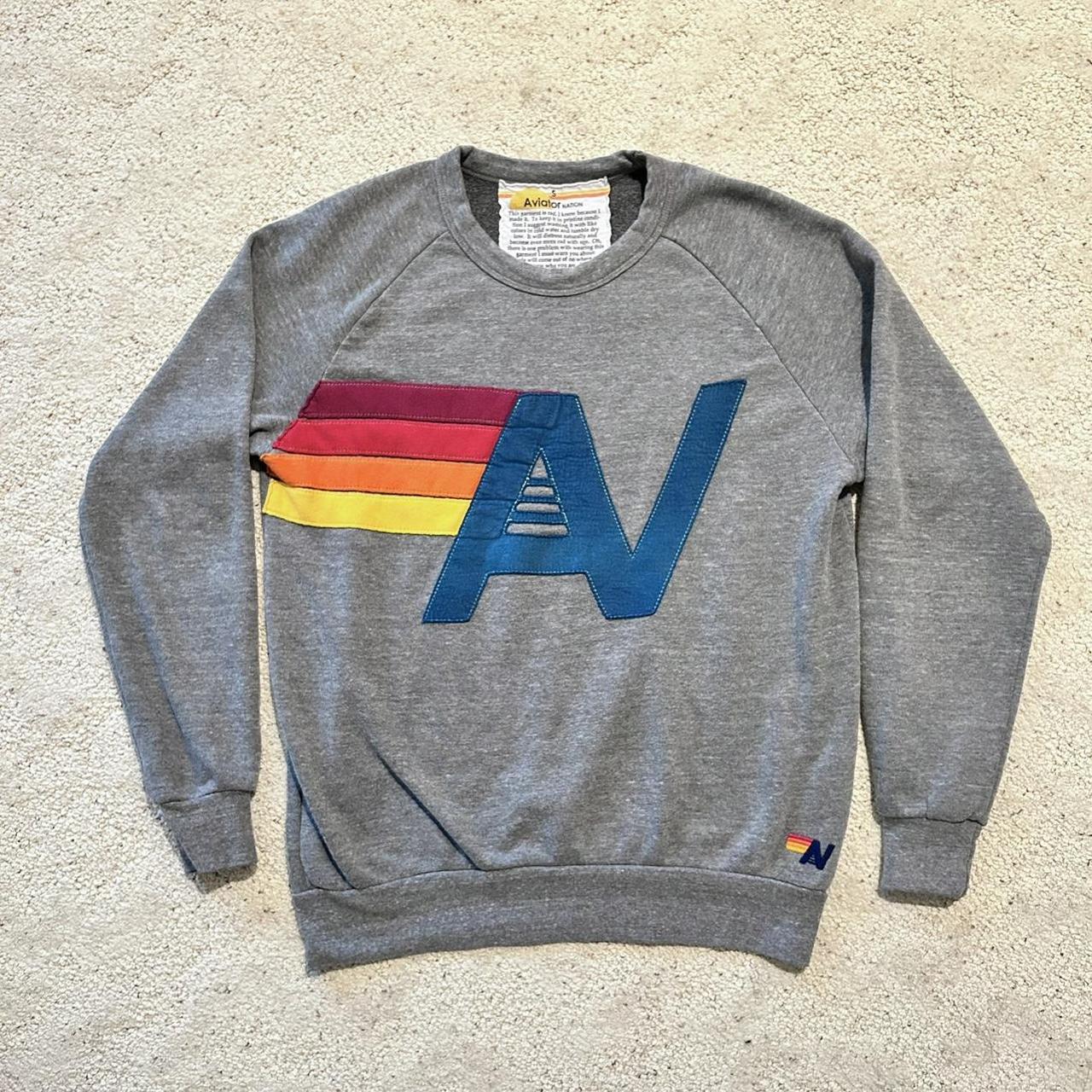 Aviator Nation Women's multi Sweatshirt | Depop