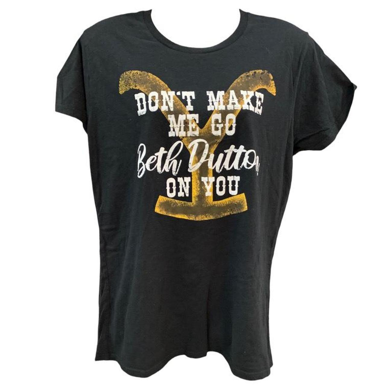 YELLOWSTONE Beth Dutton T-Shirt Black Size XL. In... - Depop