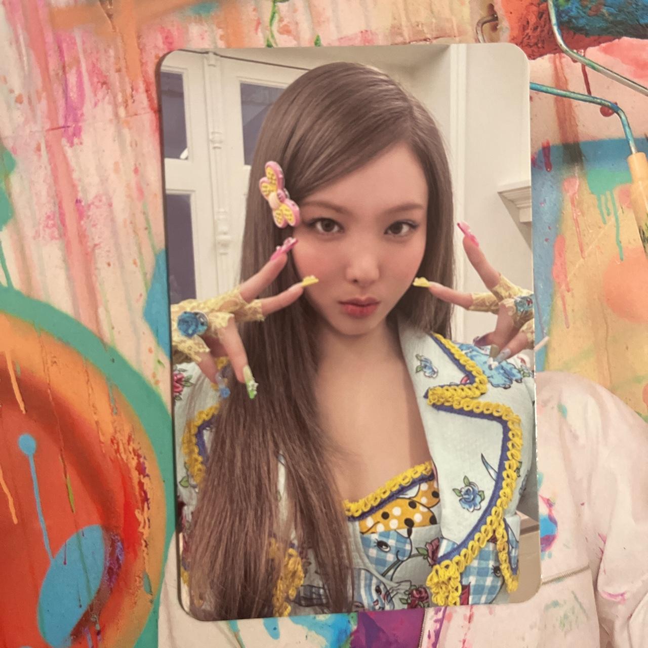 Pop! nayeon album photocard yellow and blue... - Depop