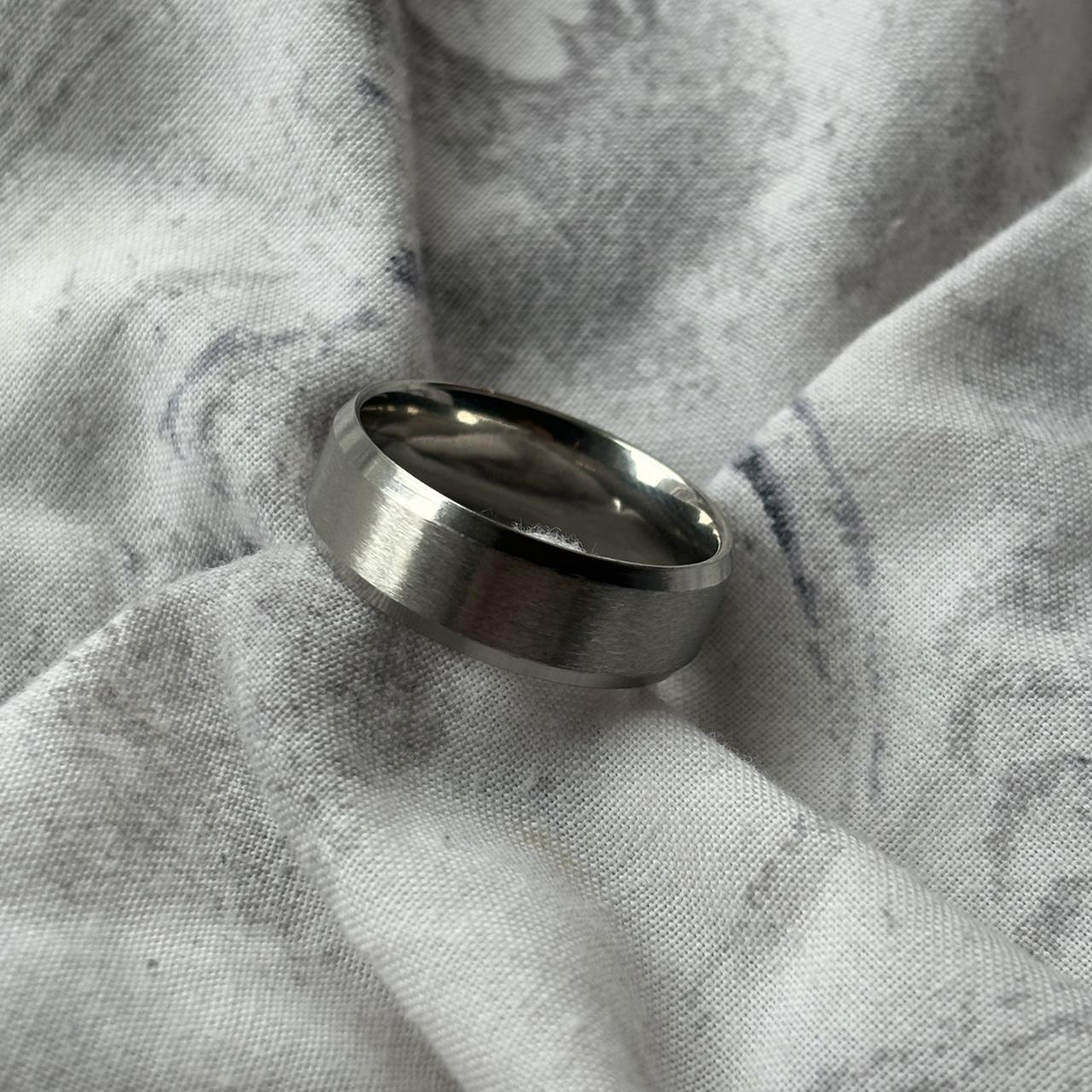 Mens Plain Silver Ring! Sizes 6-12 available! Any... - Depop