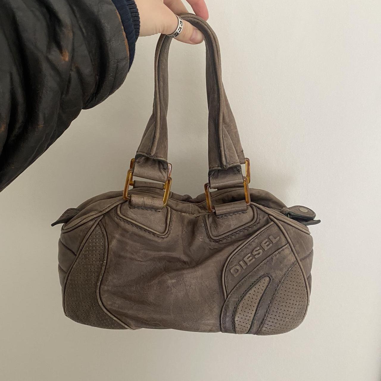 Extremely rare small diesel bag Vintage Brown... - Depop