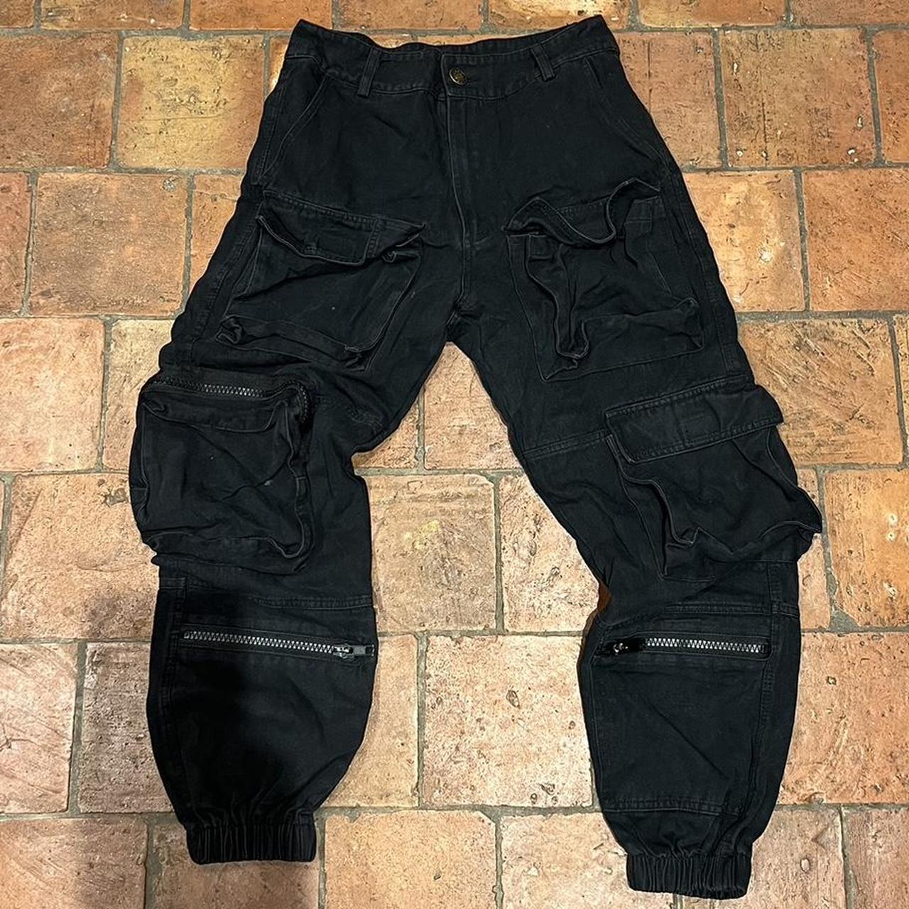 The Kript Women's Black Trousers | Depop