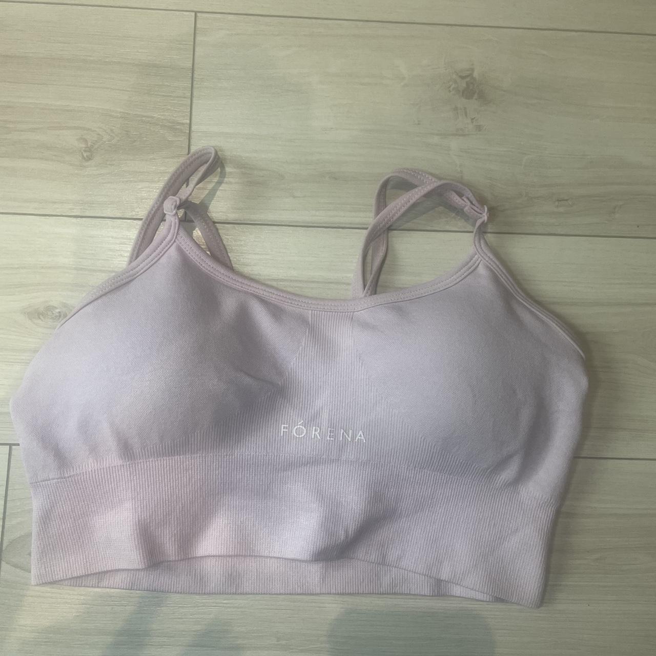 fórena pink sports bra #sportsbra - Depop