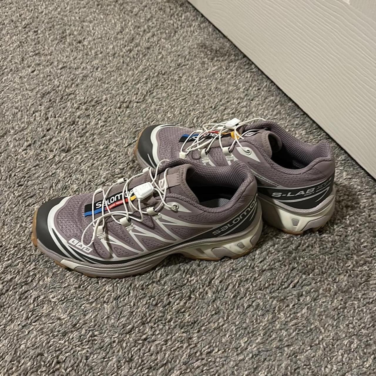 Salomon XT-6 Quail Plum Kitten Vanilla Ice, Size... - Depop