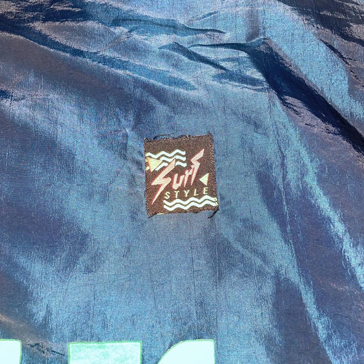 Vintage Surf Style Pullover Jacket - Depop