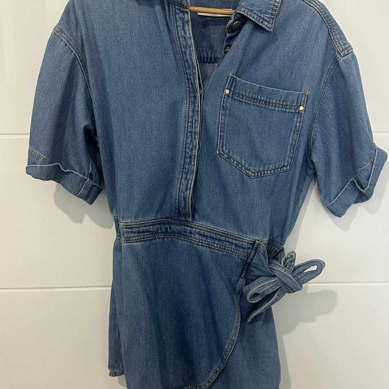 Aje Studio denim dress size 10 | Depop