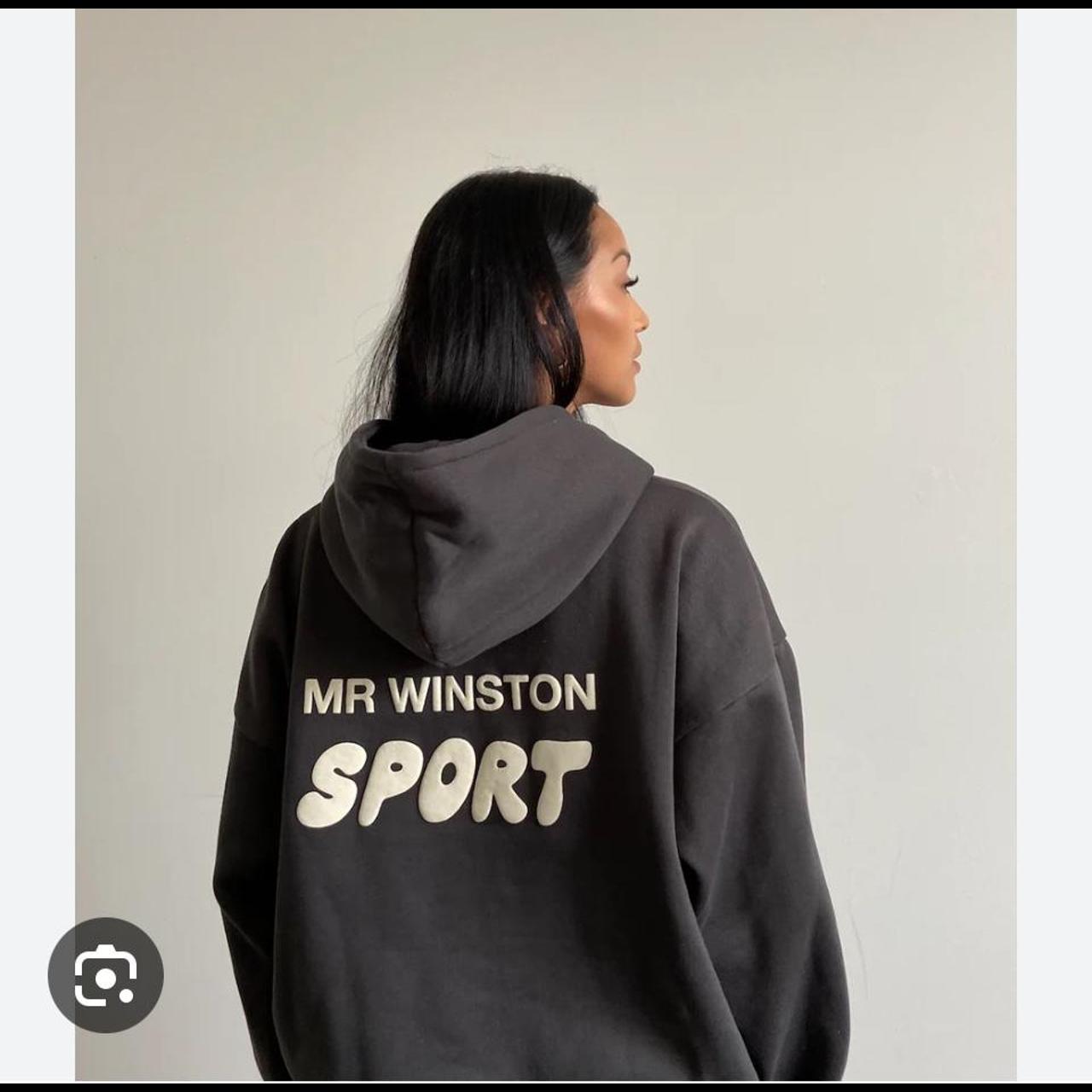 Mr winston black hoodie dm insta for photos barely... - Depop