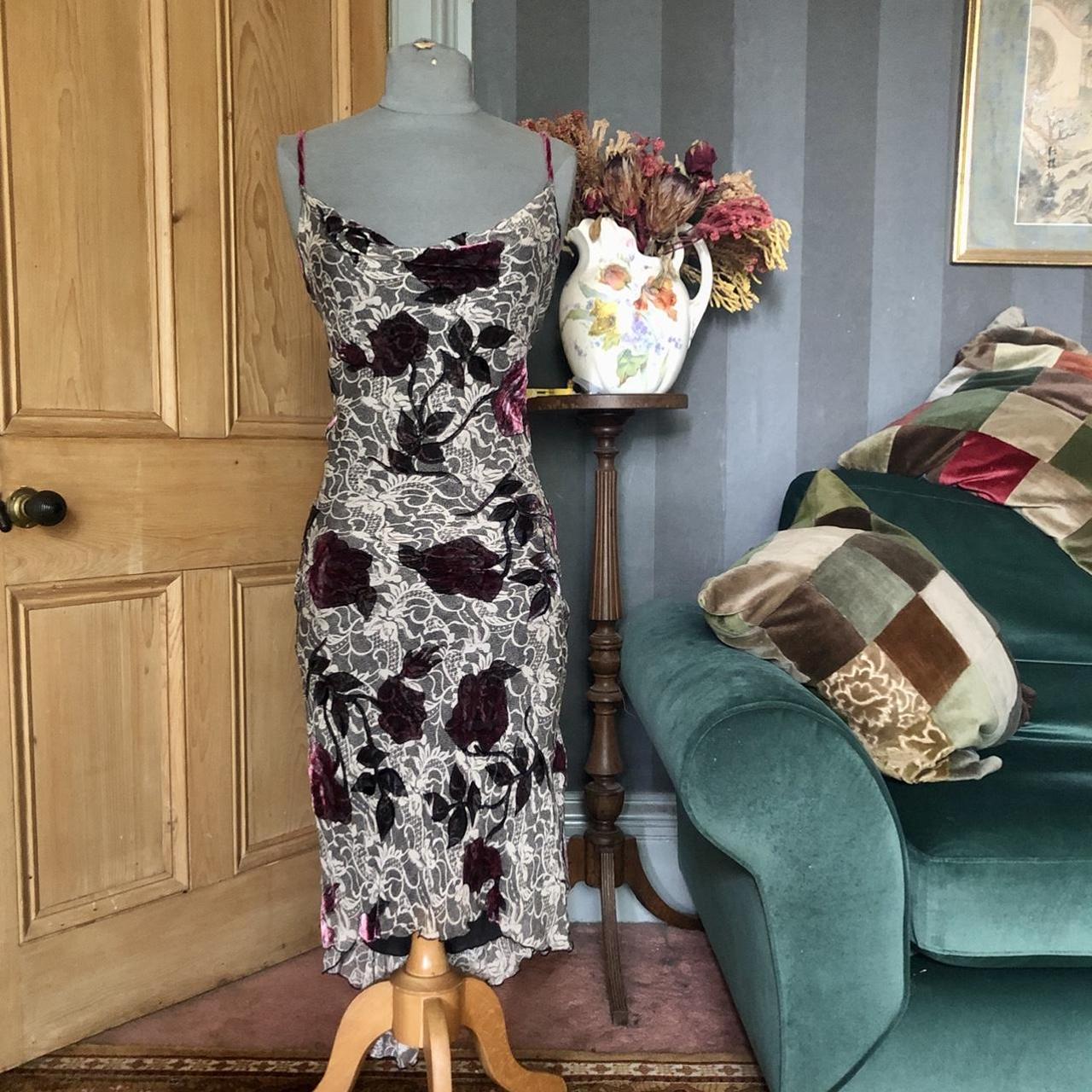 Vintage 1990’s Patsy Seddon for Phase Eight Devore... - Depop