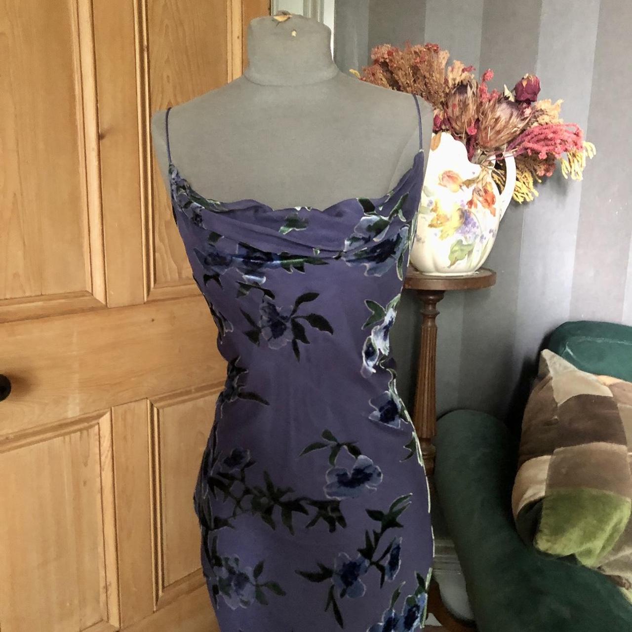 Vintage 1990’s Devore dress in a U.K. size 14 and... - Depop