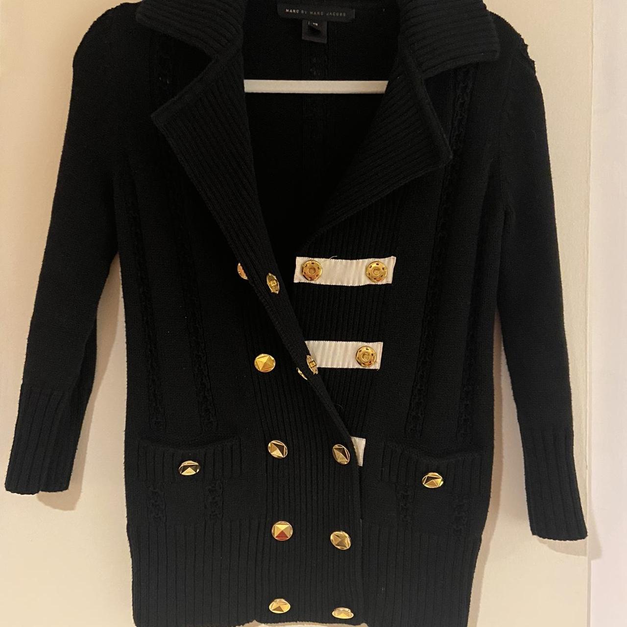 Marc by Marc Jacobs Black Cardigan ASO Blake... - Depop