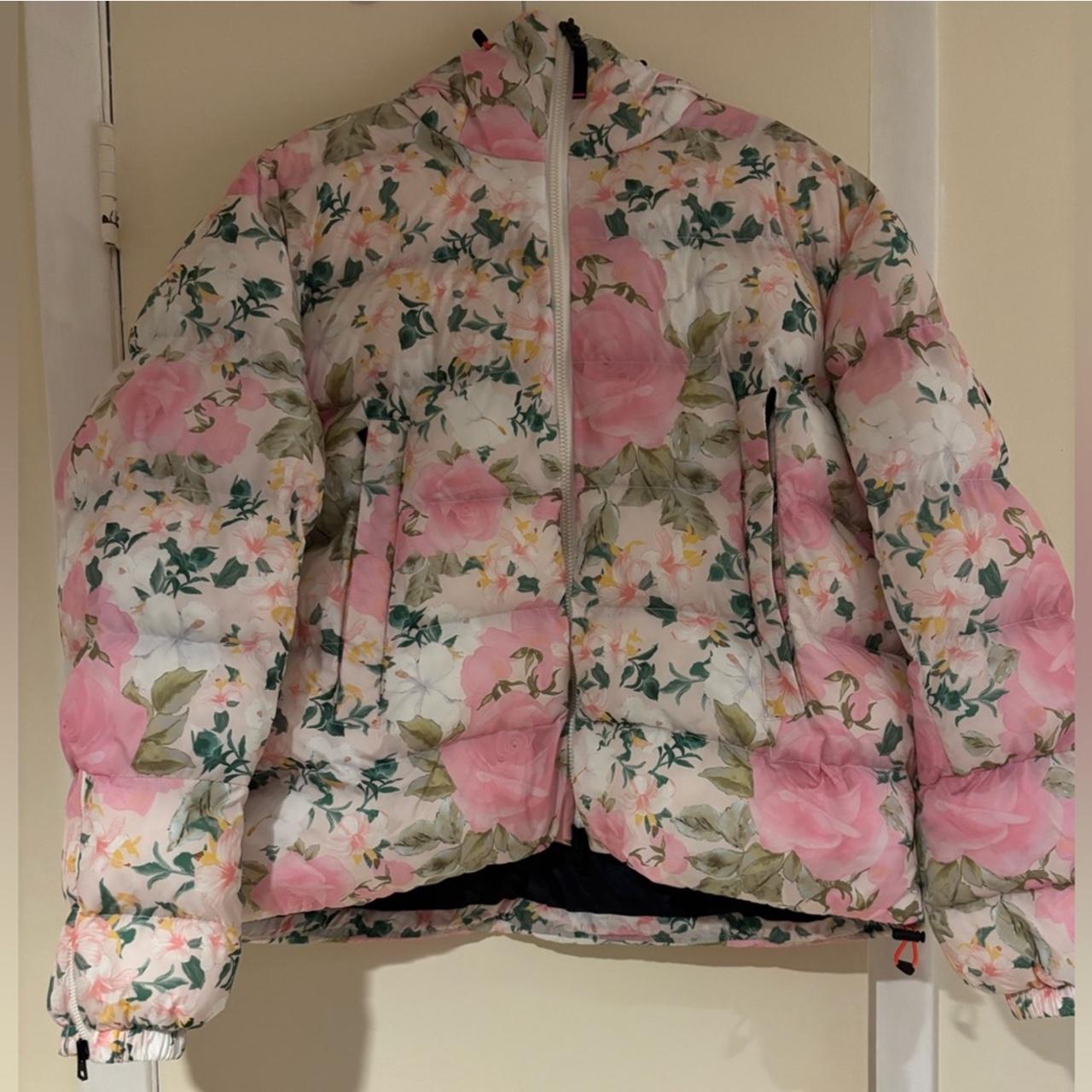 LoveShackFancy X Bogner Fire + Ice Pink Floral Print... - Depop