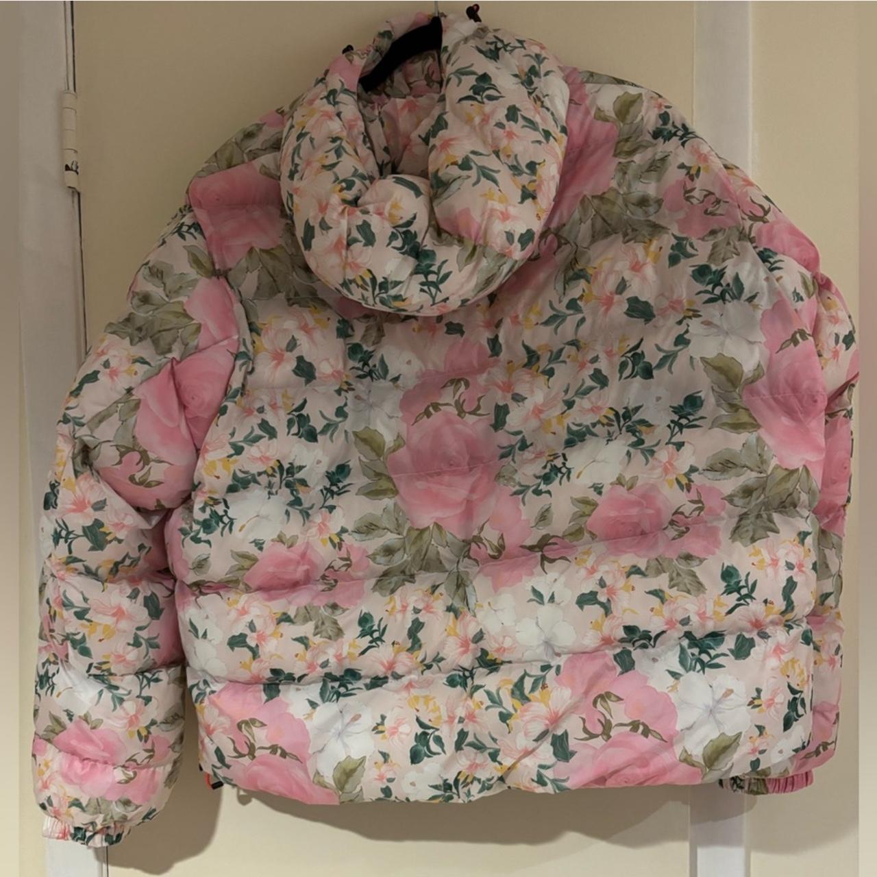 LoveShackFancy X Bogner Fire + Ice Pink Floral Print... - Depop