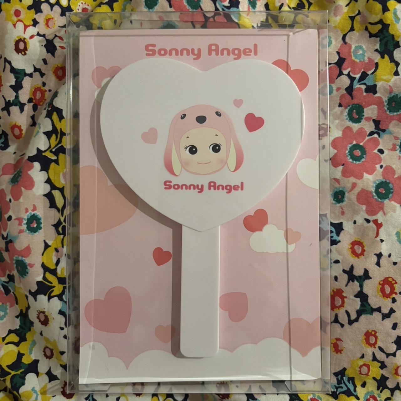 Sonny Angel Heart Shape Hand held mirror Featuring... | Depop