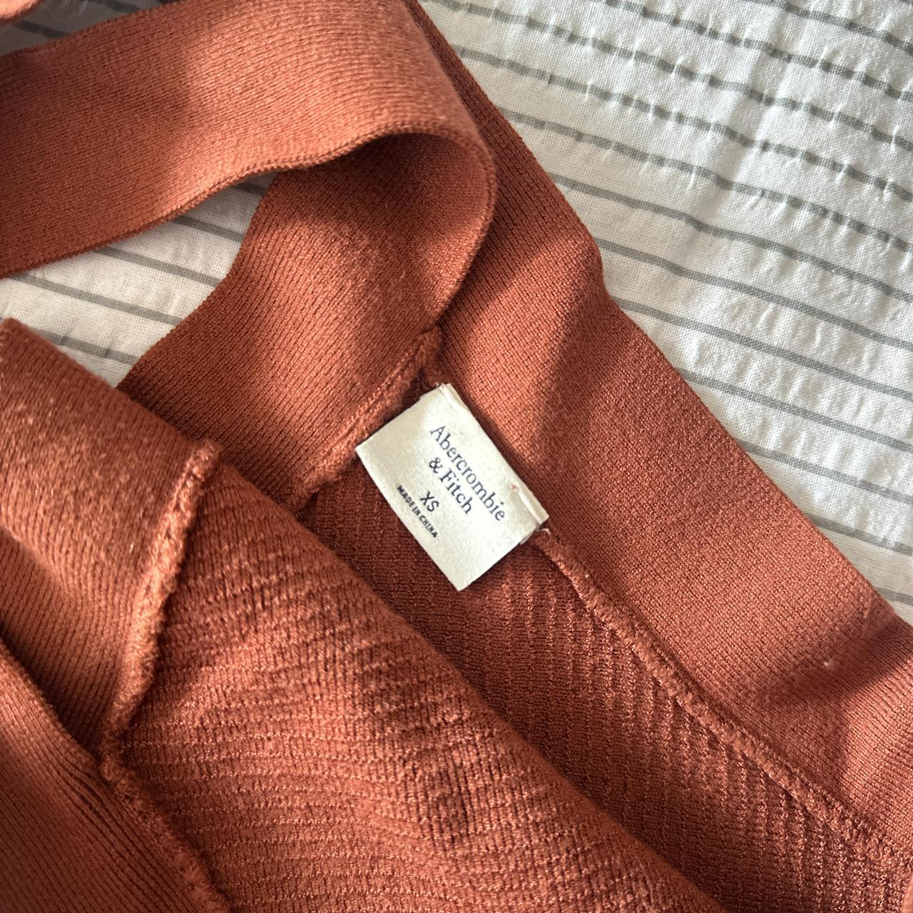 Abercrombie & Fitch Cross Strap Knit Top Size XS... | Depop