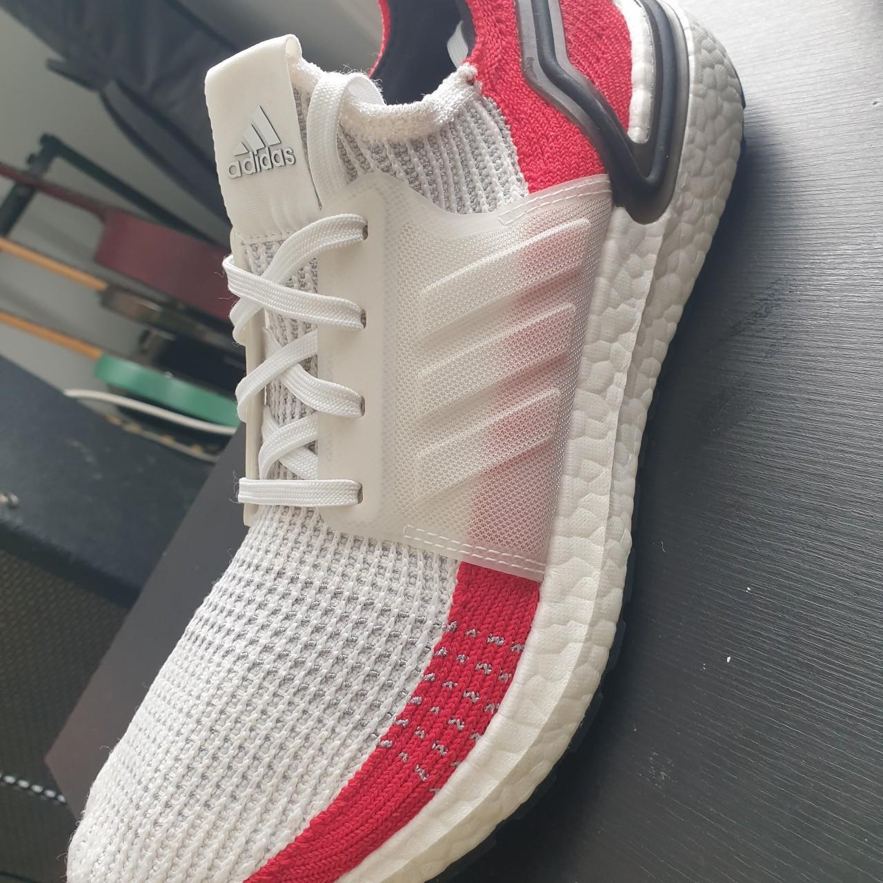 Adidas Ultraboost 19 Raw White running shoes. Mint... - Depop