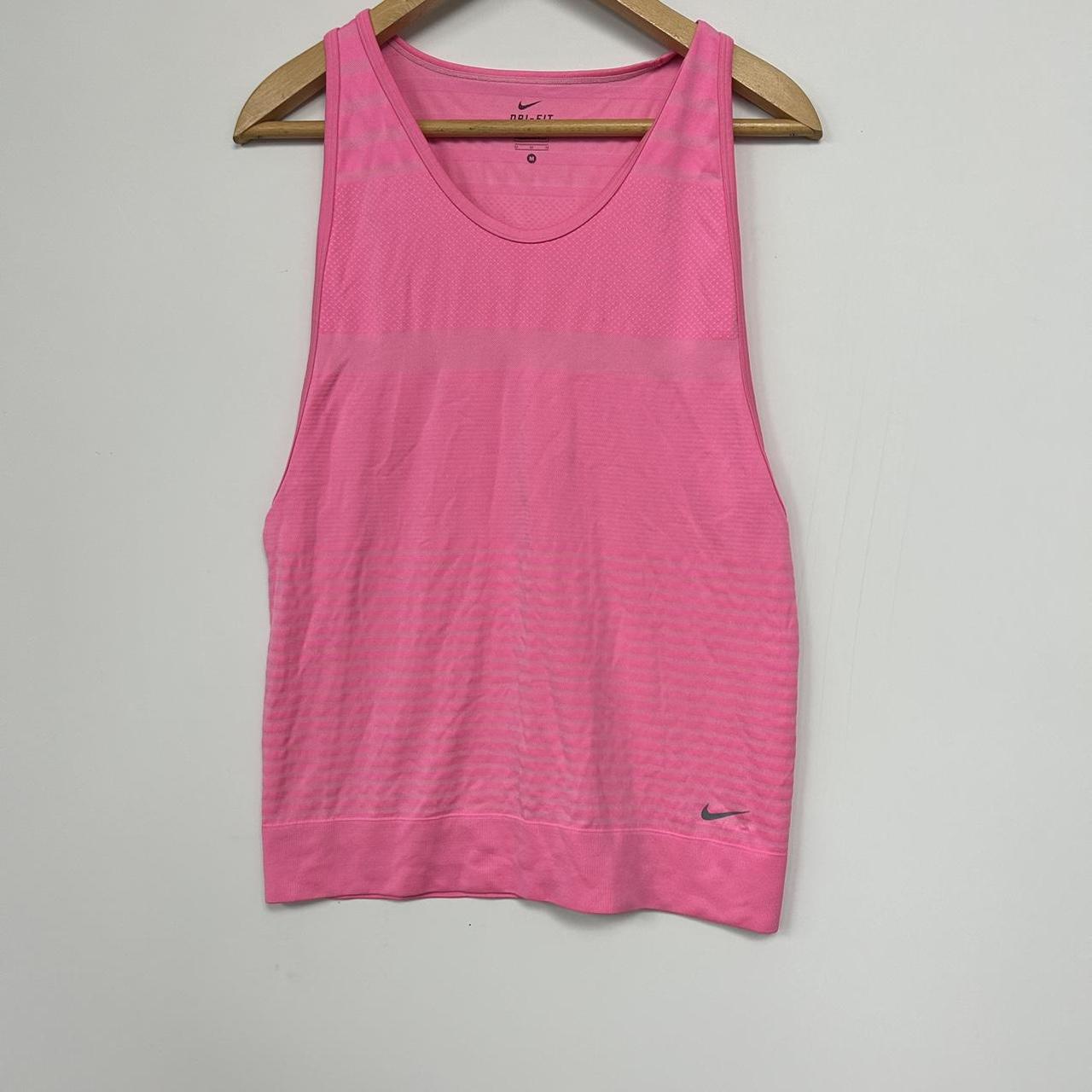 medium pink Nike running vest #running #vest... - Depop