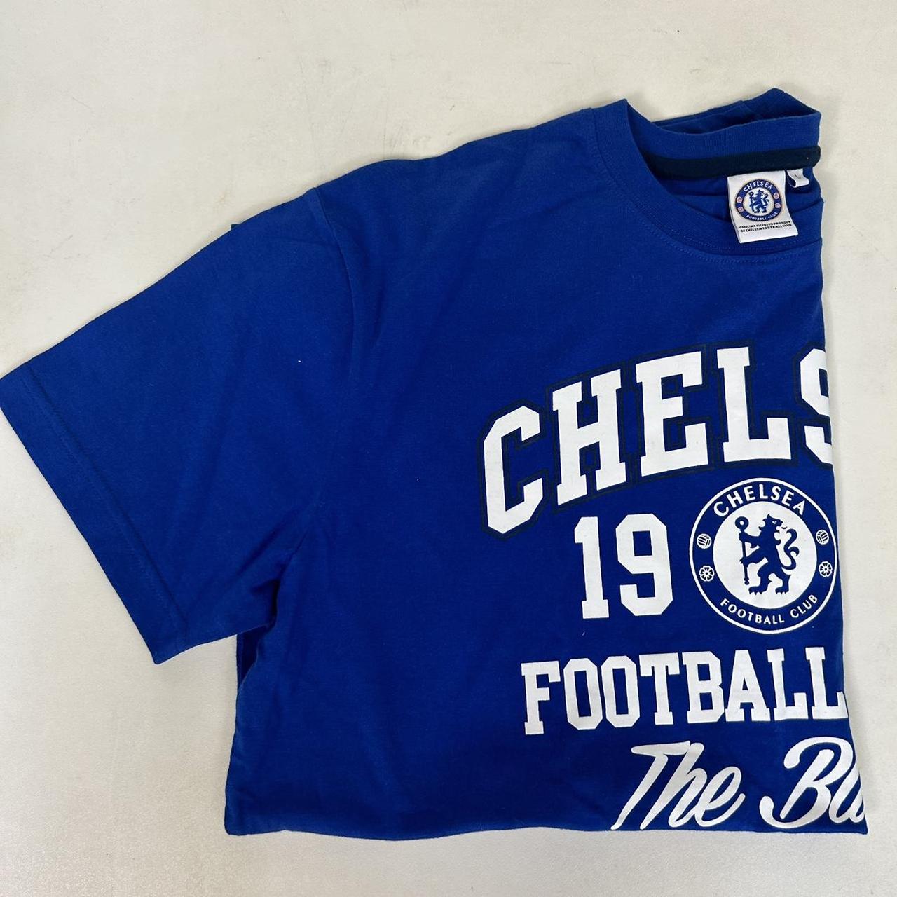 Large Chelsea FC retro football top M20 - Depop