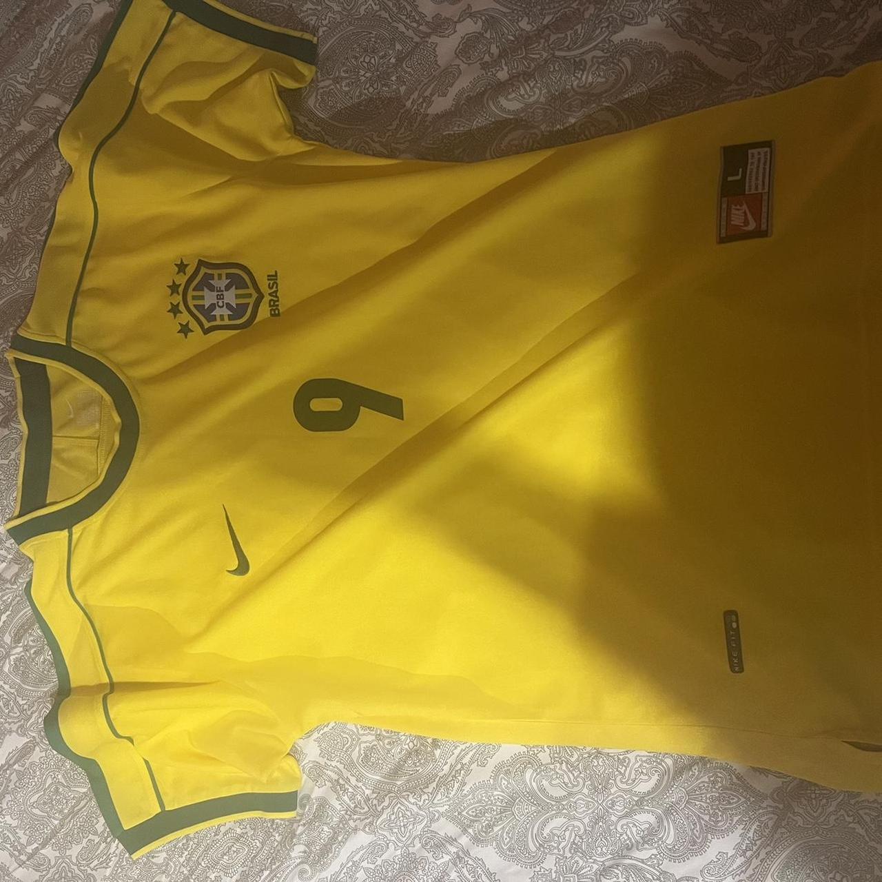 R9 Brazil 2002 World Cup winners top - Depop