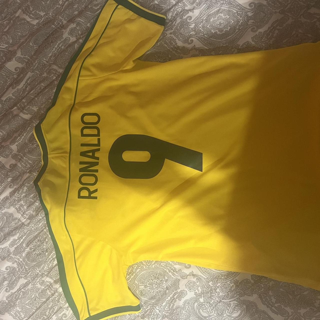 R9 Brazil 2002 World Cup winners top - Depop