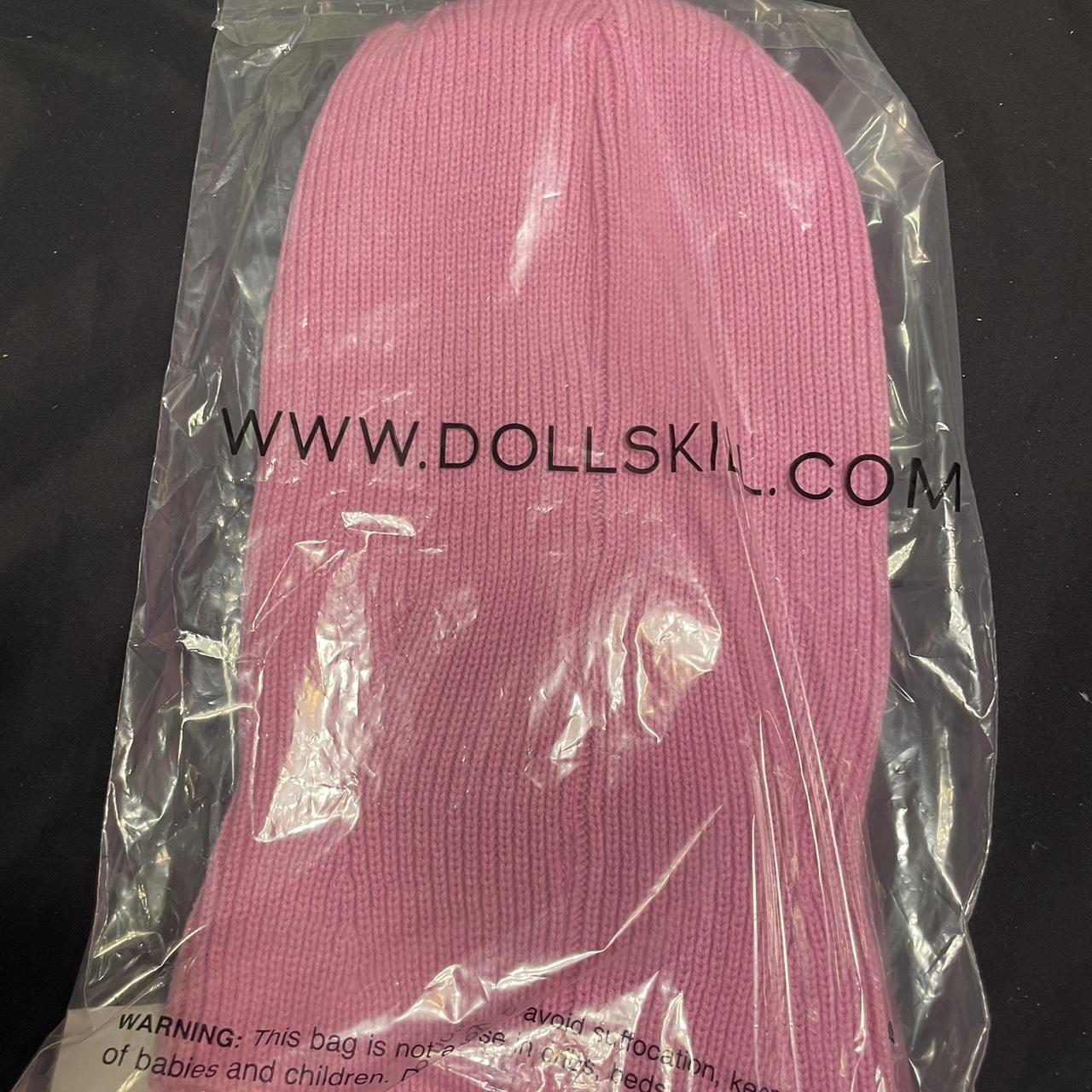 Dollskill limited edition pink logo ski mask Eye... - Depop