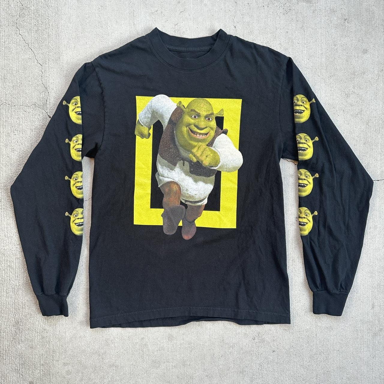 Dreamworks Official Shrek Merch Long Sleeve Size S - Depop