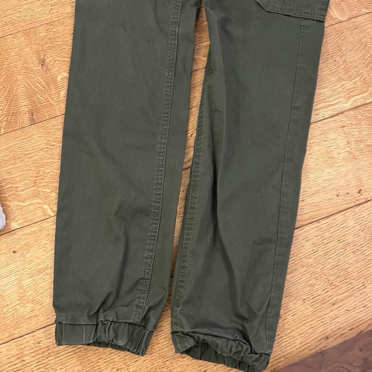 Tommy Hilfiger Khaki Cargo Pants - Depop