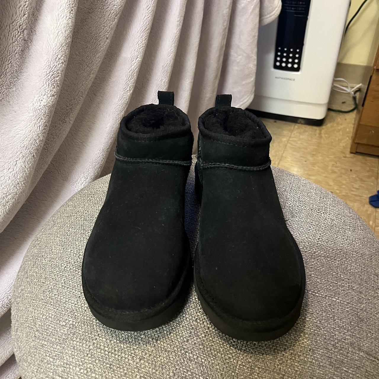 Black Ugg low boots - Depop