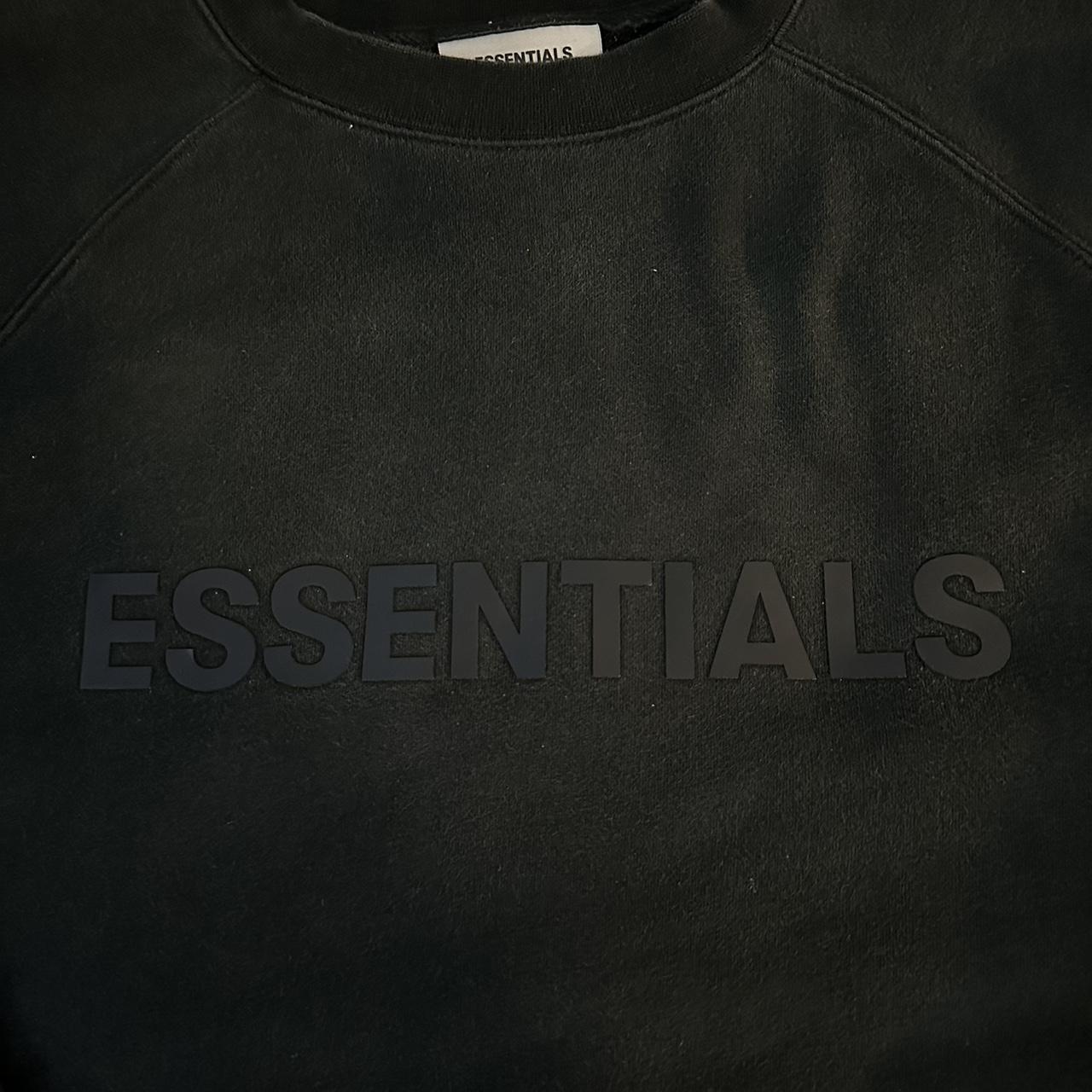 Essentials Black Sweater - size Large - good... - Depop