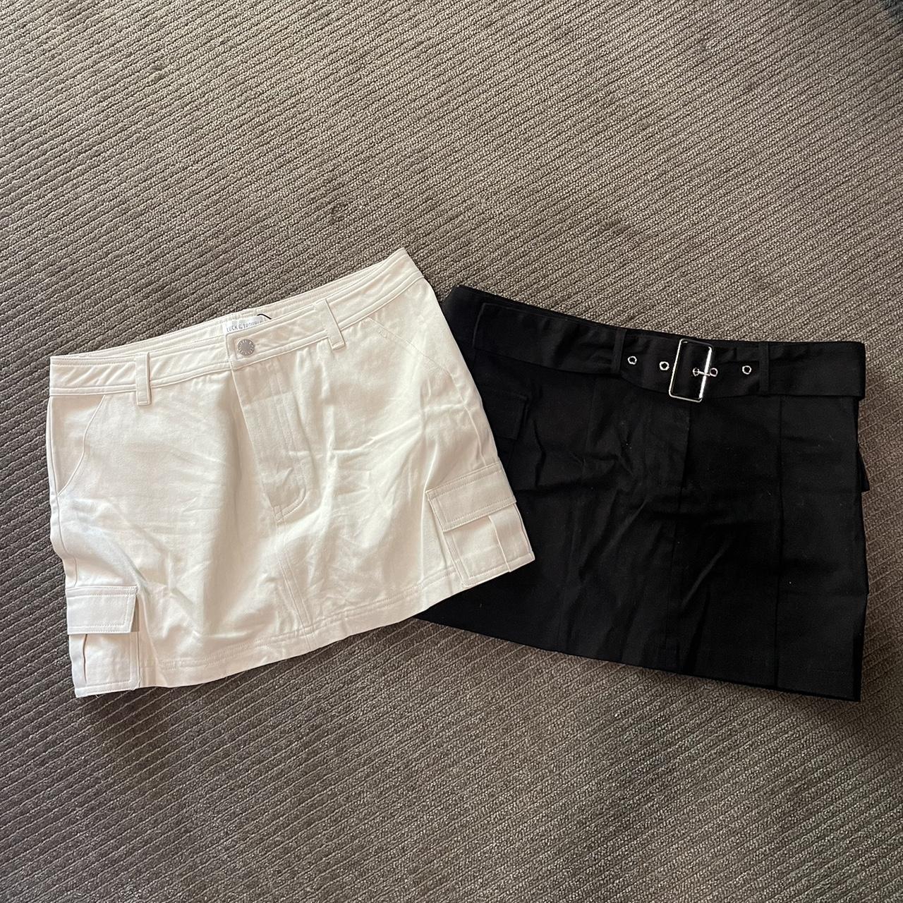 Cargo skirt pack | both size 10 | both never worn... - Depop
