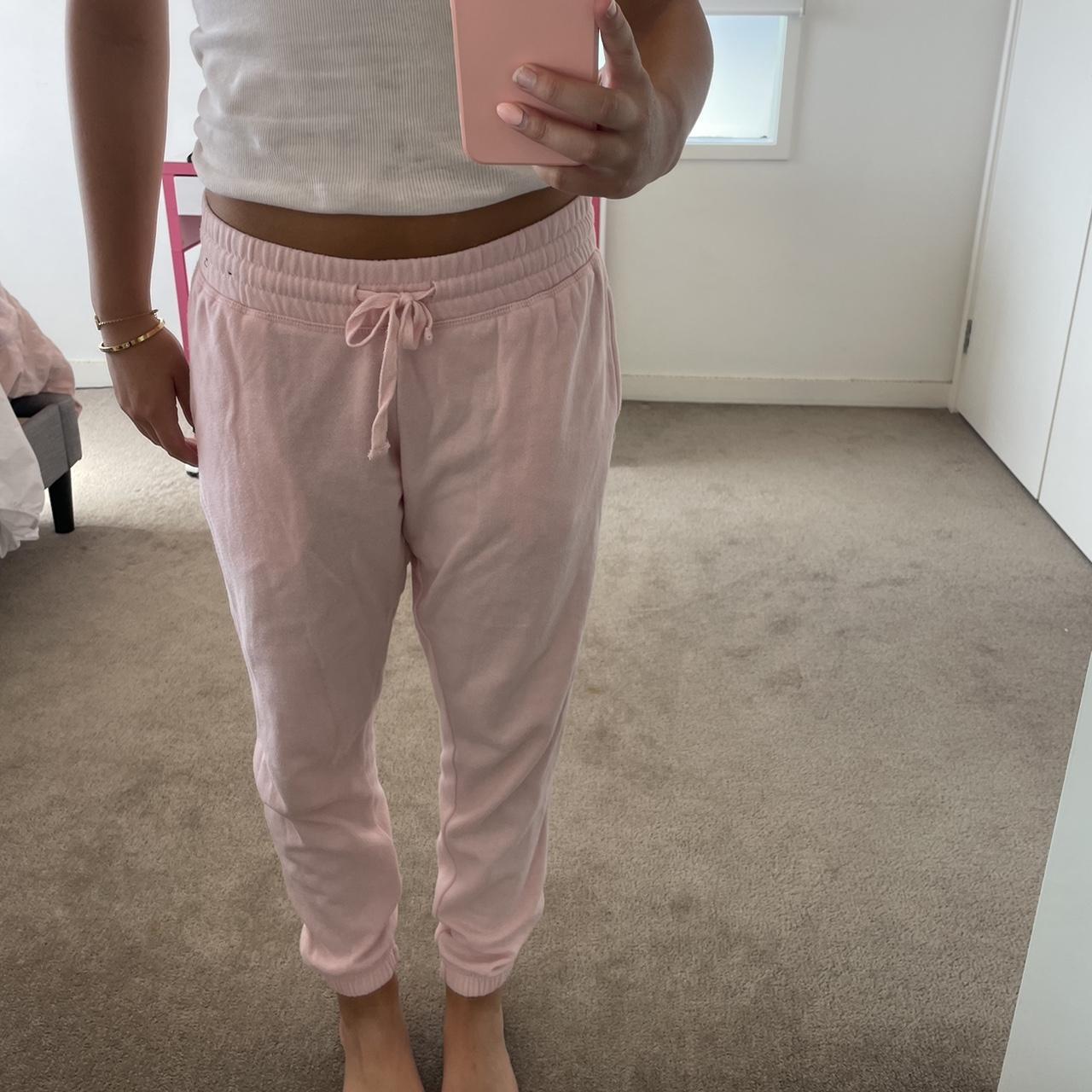 cotton on body pink trackies size small excellent... - Depop