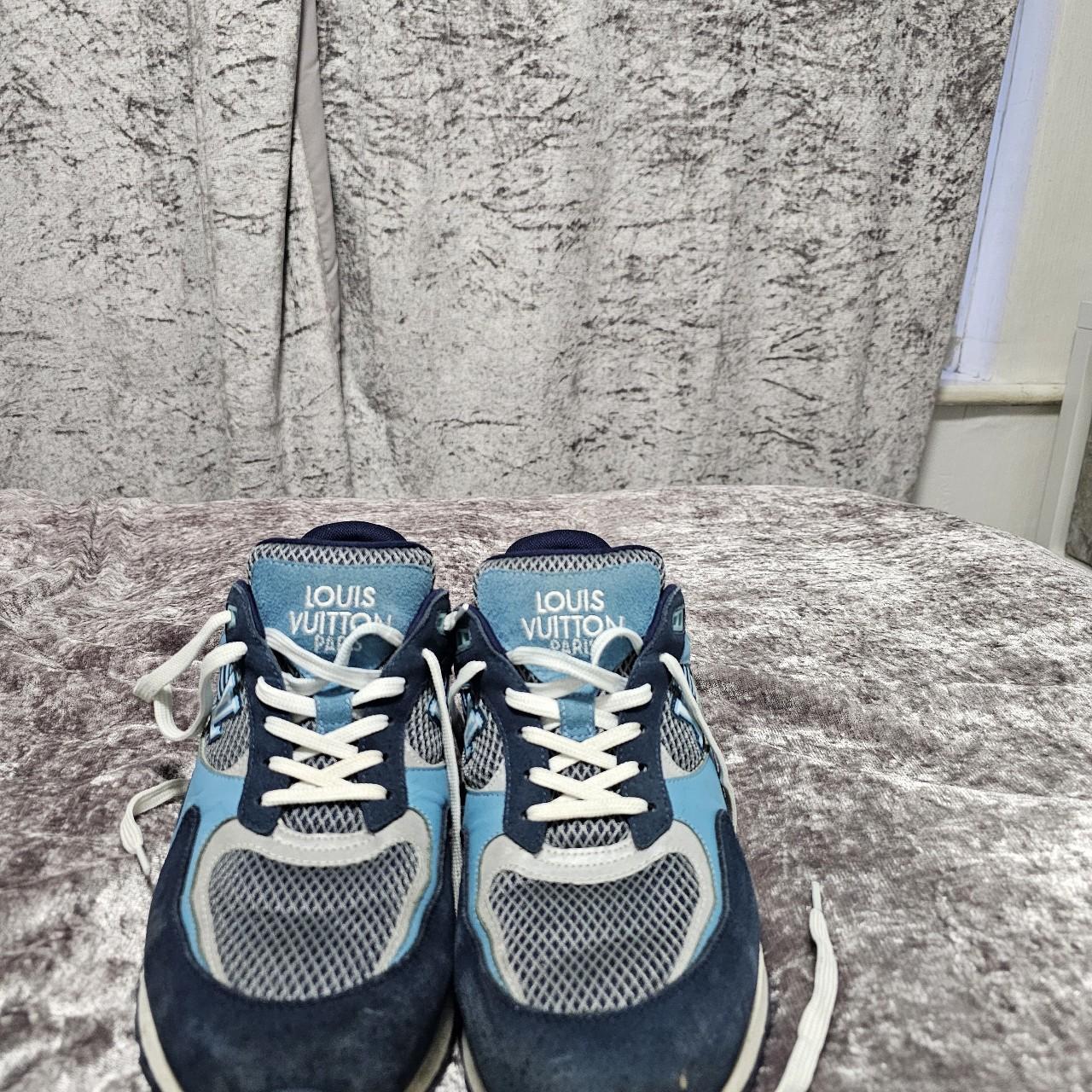 Vuitton trainers boxed used like new - Depop