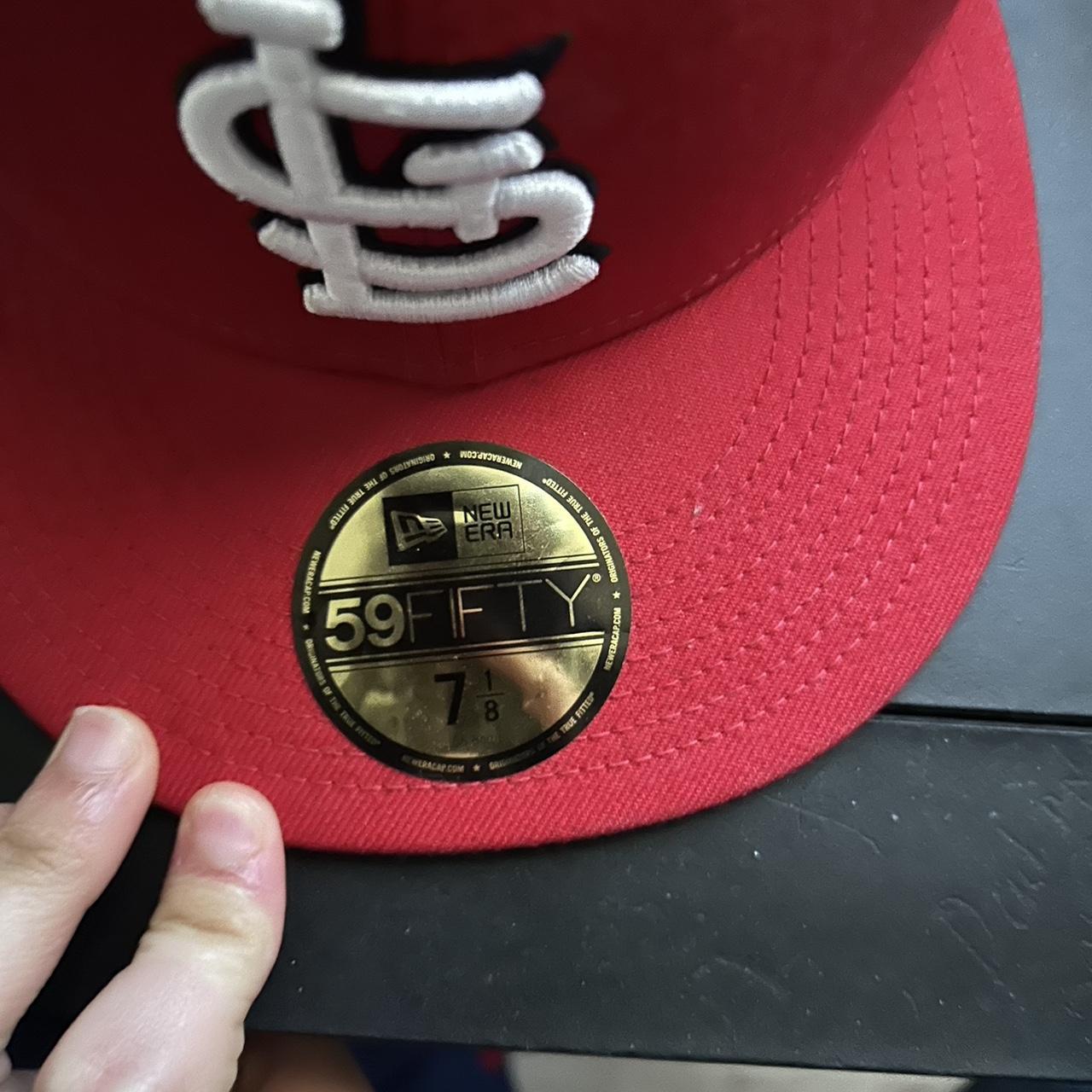 Horned fitted cap too small for... - Depop