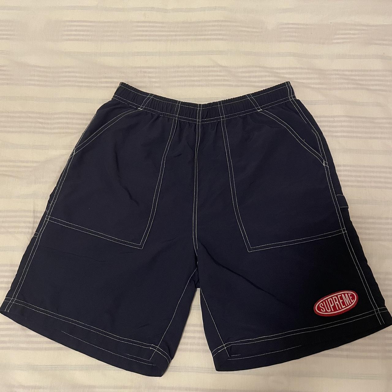 #supreme Nice pair of shorts only worn once has two... - Depop