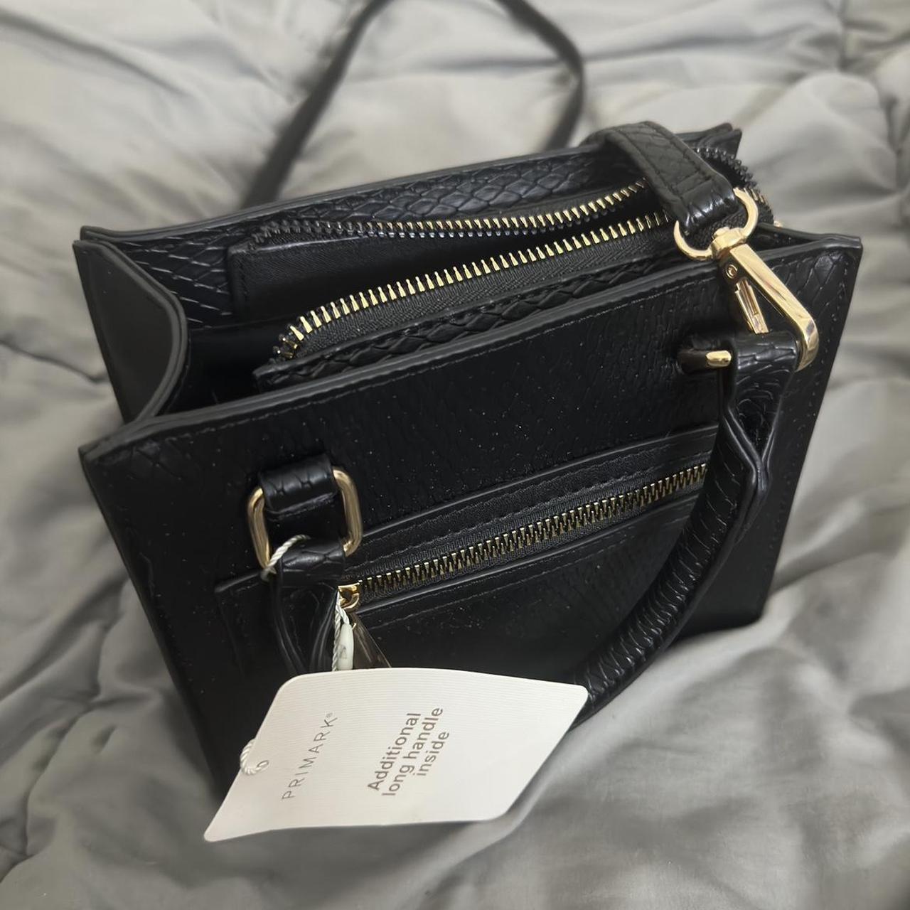 black primark bag -comes with strap -never used -£7 - Depop