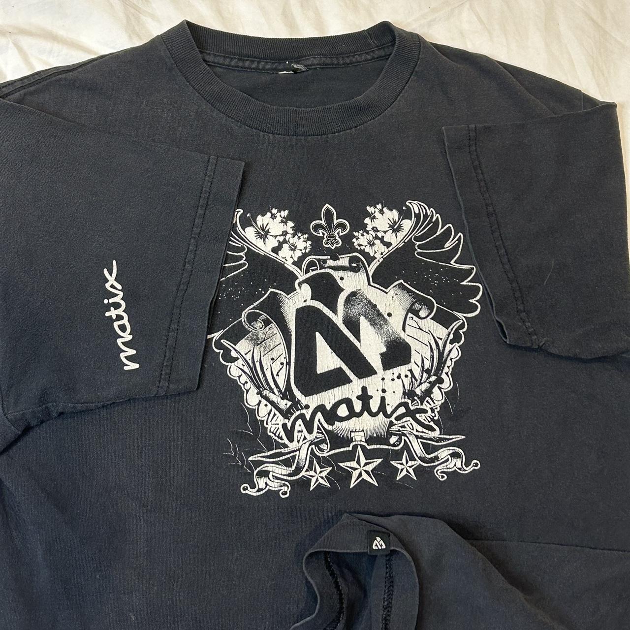 Vintage Matix Skateboards Vintage T Shirt Sleeve... - Depop