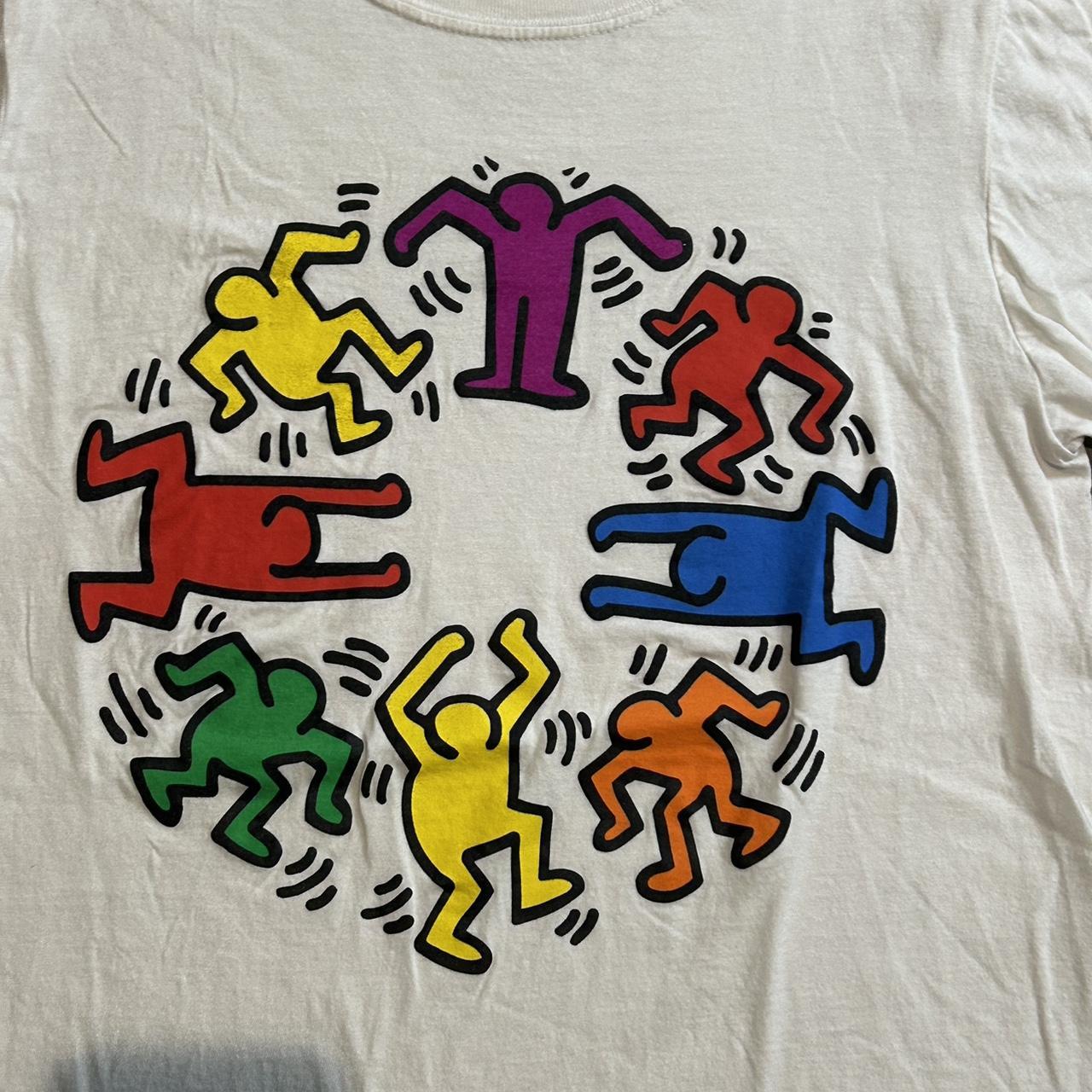 Keith Herring Dancing People T Shirt . Size... - Depop