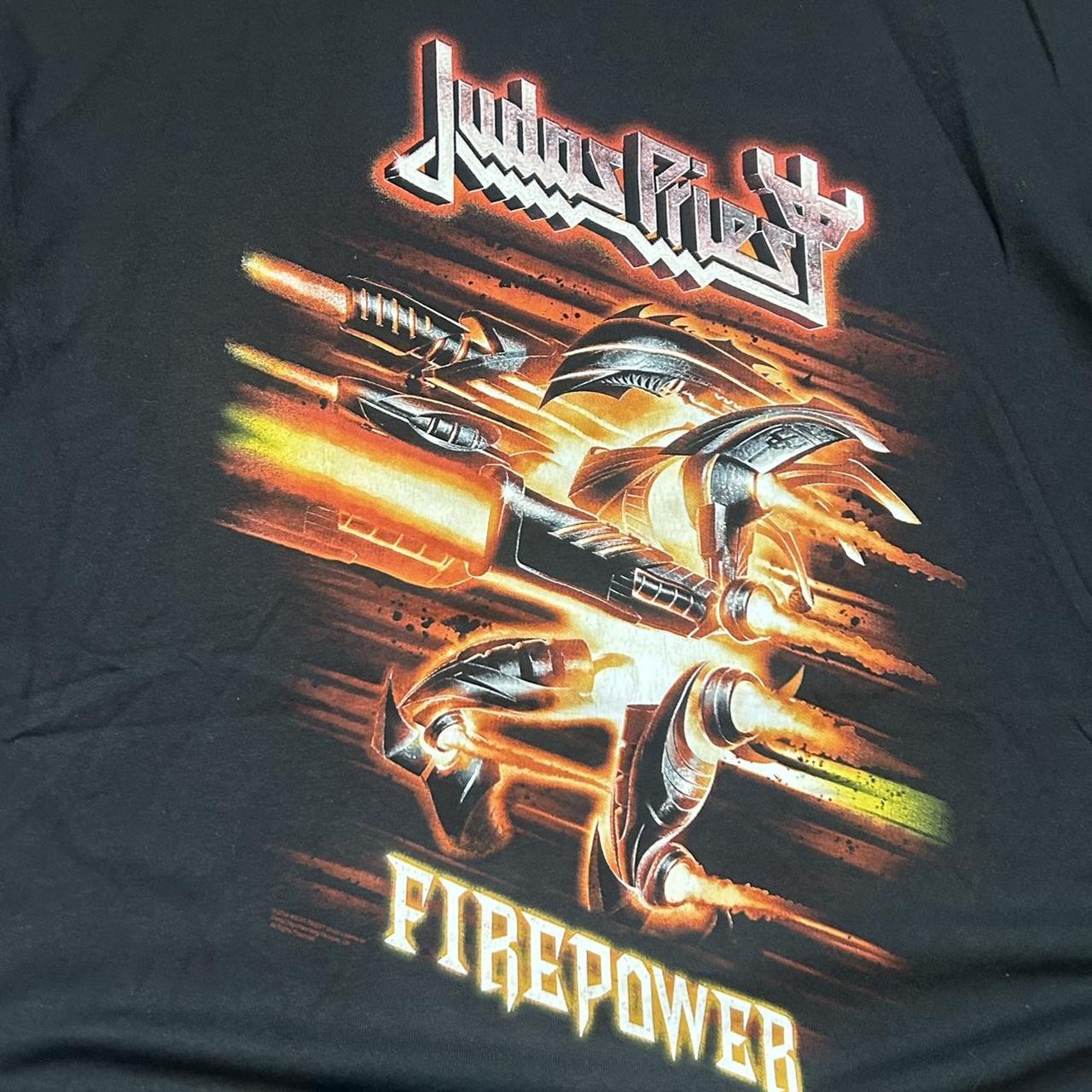 2000’s Judas Priest Firepower Tour Band T Shirt... - Depop