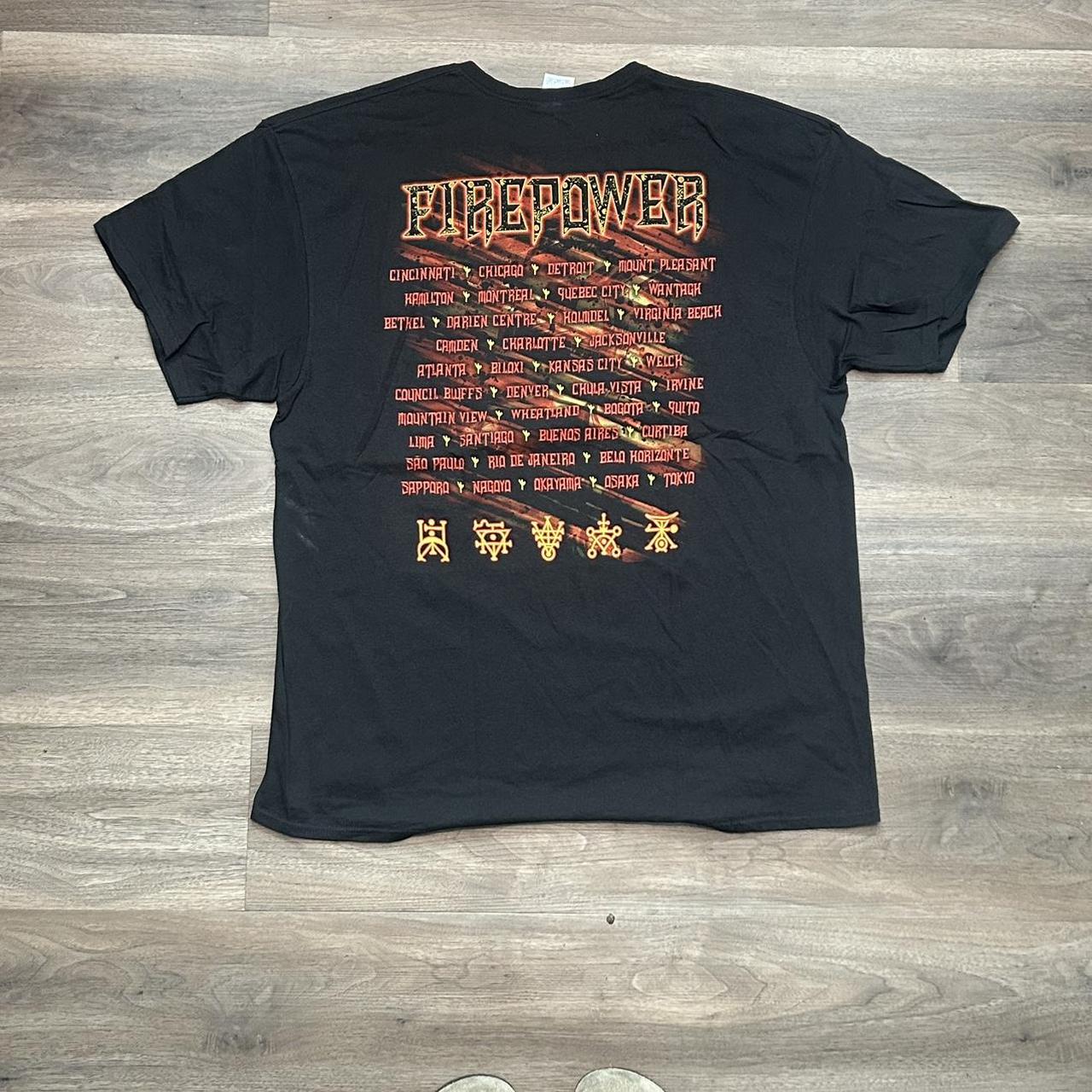 2000’s Judas Priest Firepower Tour Band T Shirt... - Depop