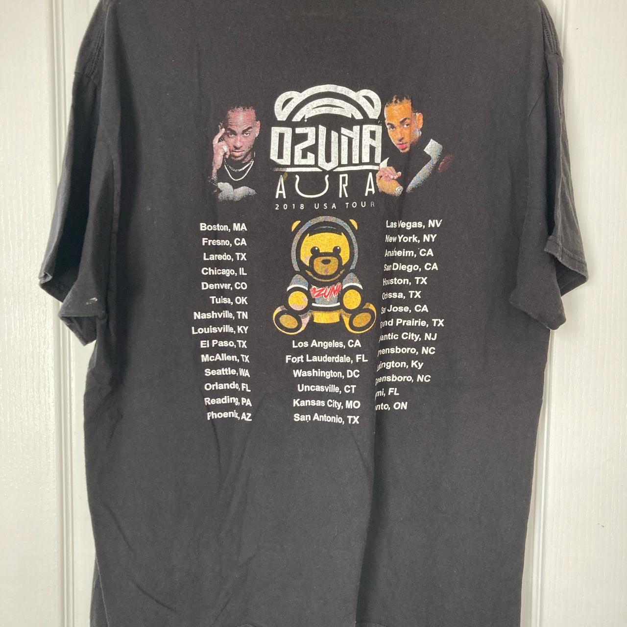 Ozuna aura 2018 world tour printed tshirt Extra... - Depop