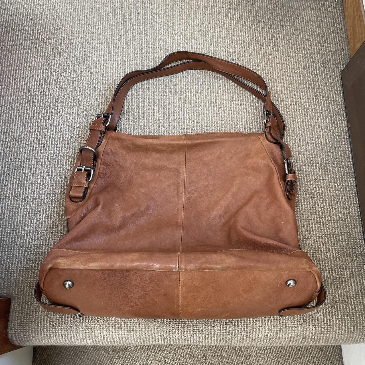 Gorgeous Boden tan leather shoulder bag. Lovely soft... - Depop