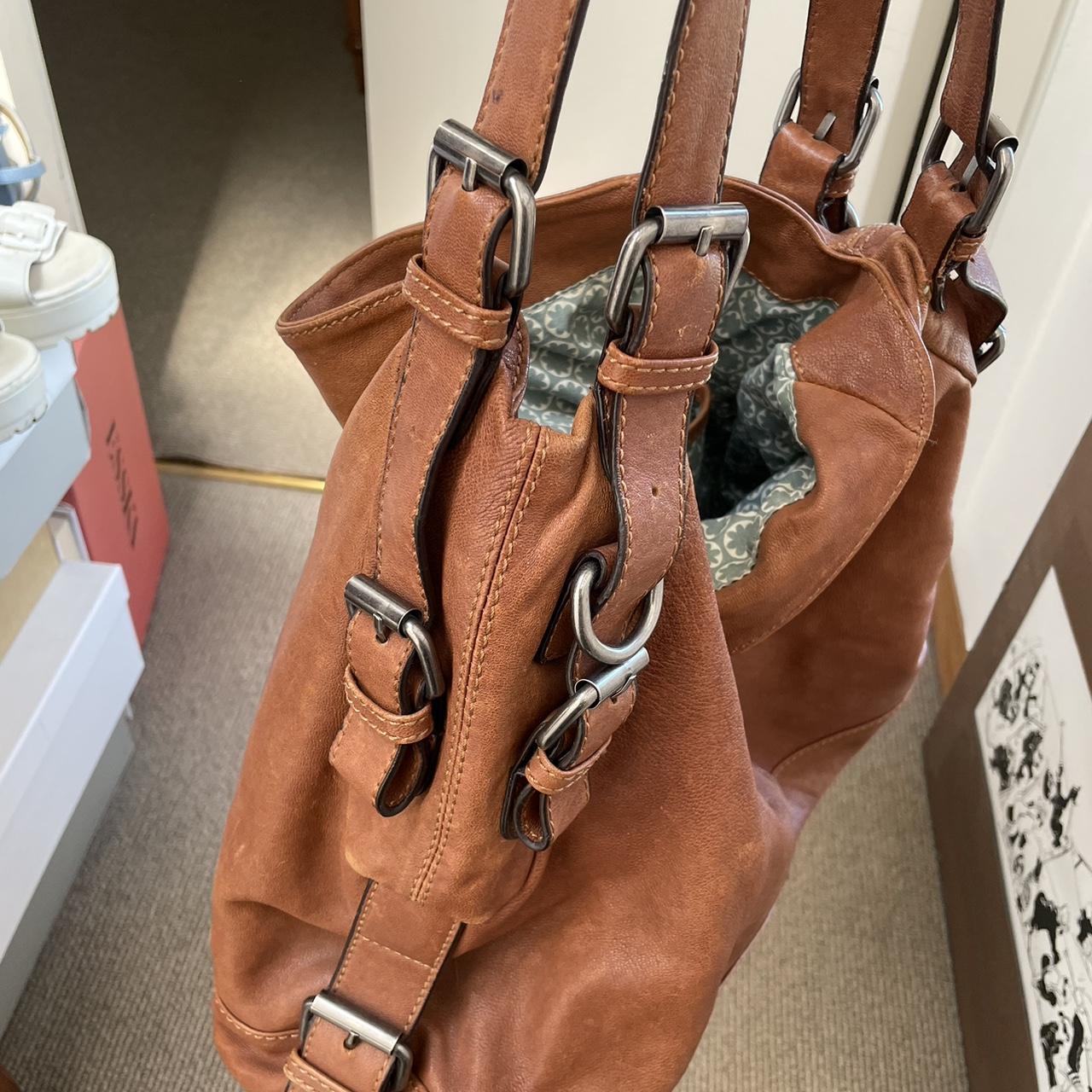 Gorgeous Boden tan leather shoulder bag. Lovely soft... - Depop