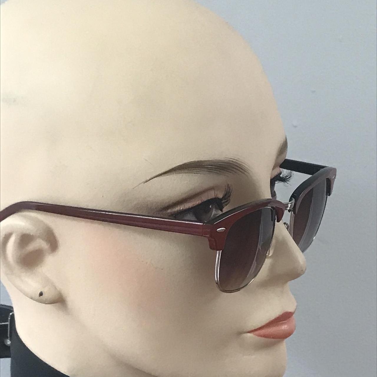RED FRAME SUNGLASSES super cute red framed glasses... - Depop