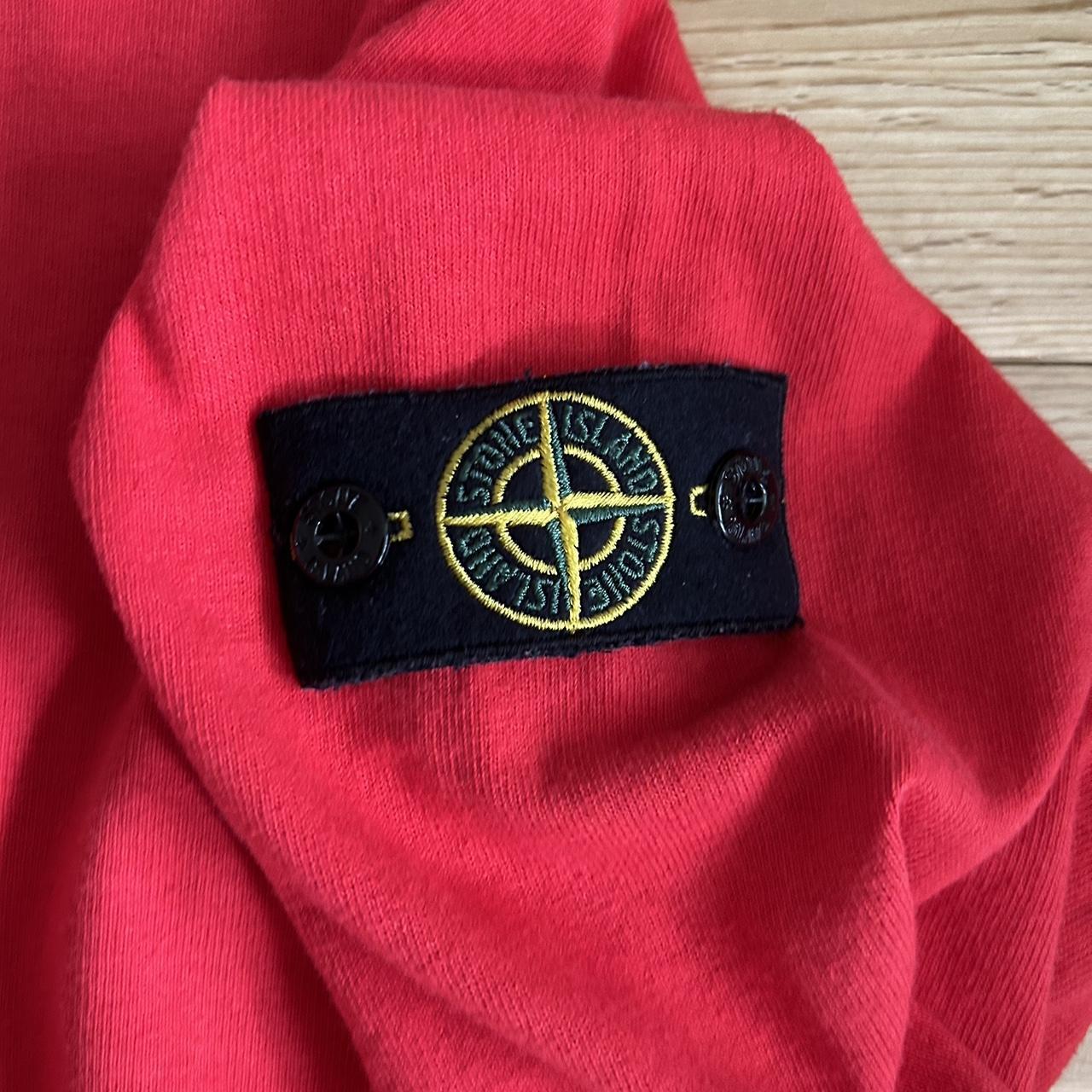 Red Stone Island Jumper. Fits Men’s Size S. Only... - Depop
