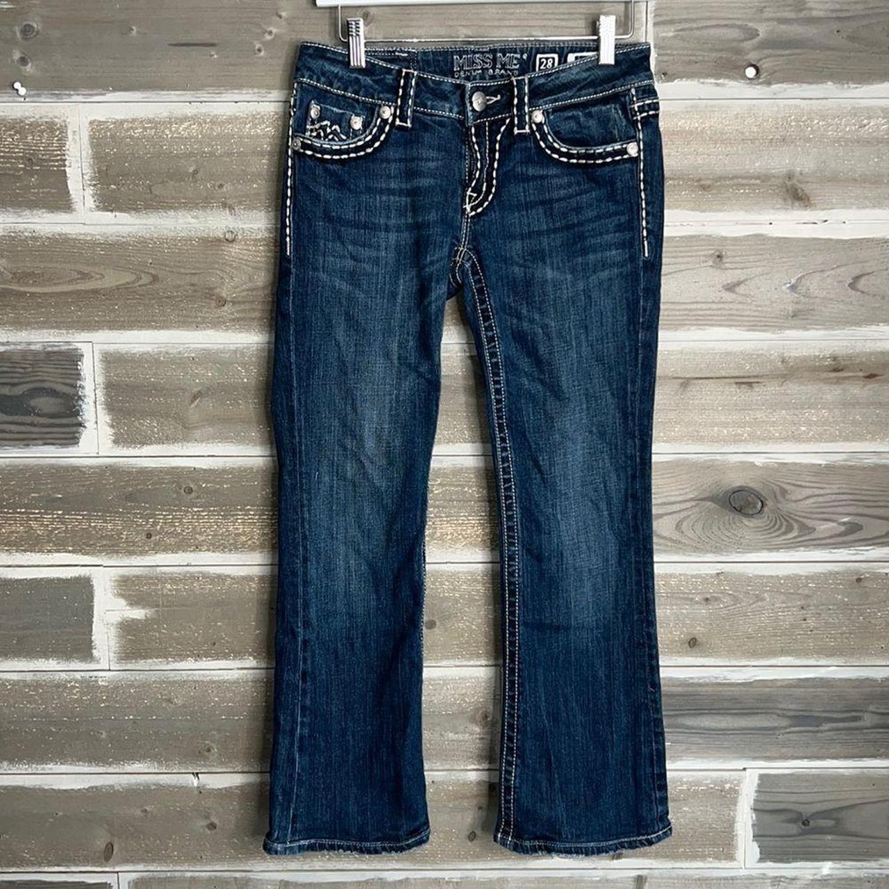 Miss Me Western Denim Capris In Excellent Condition... - Depop
