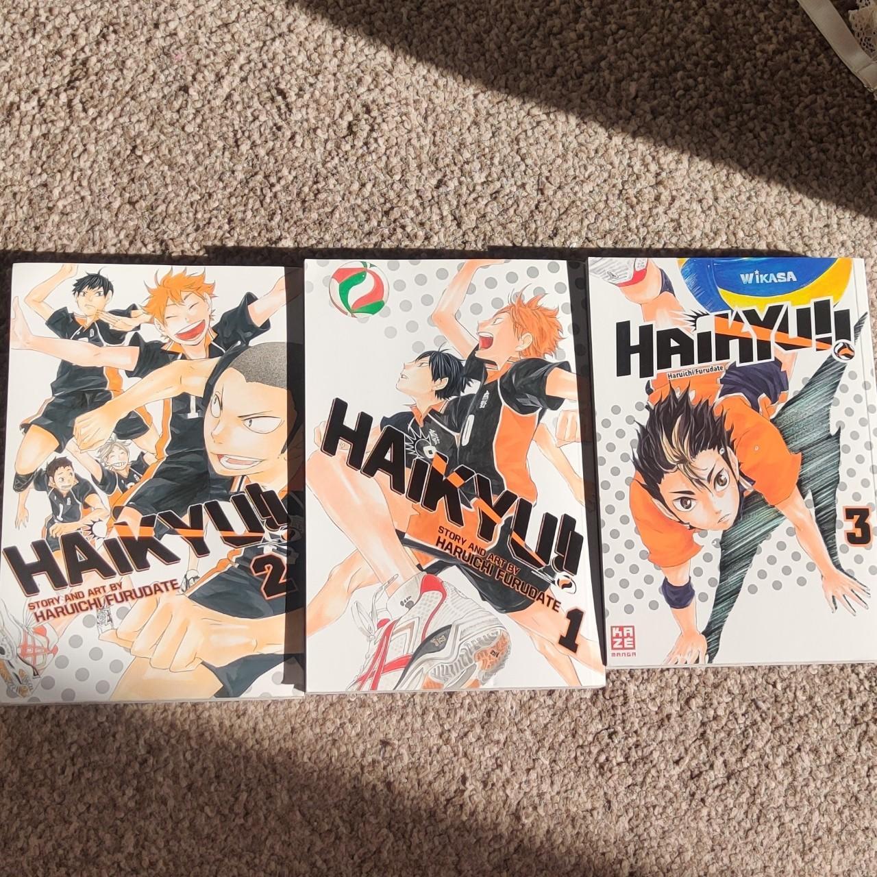 Haikyuu manga books 1,2 and 3 All brand new and in... - Depop