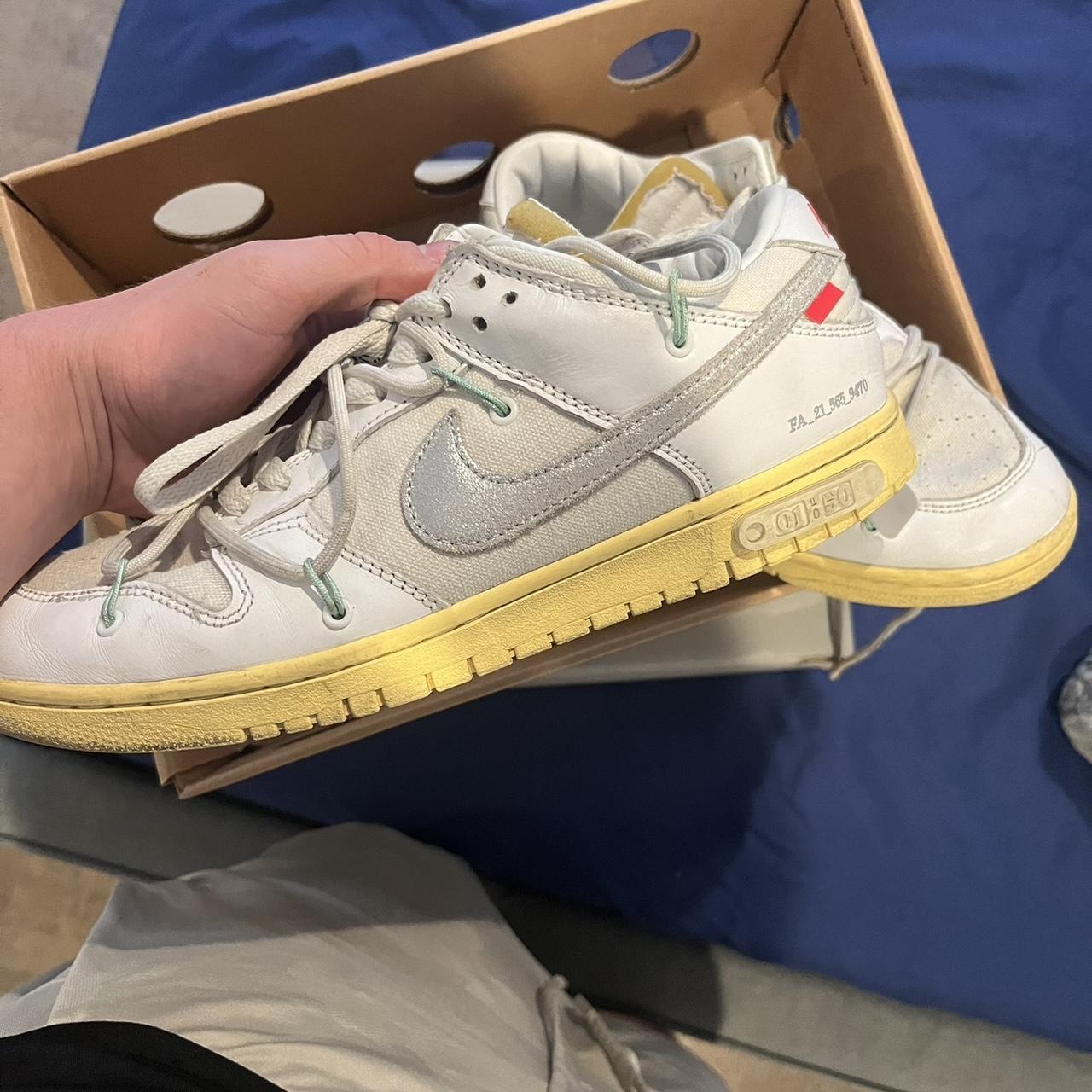 Off white lot 1 dunks - Depop