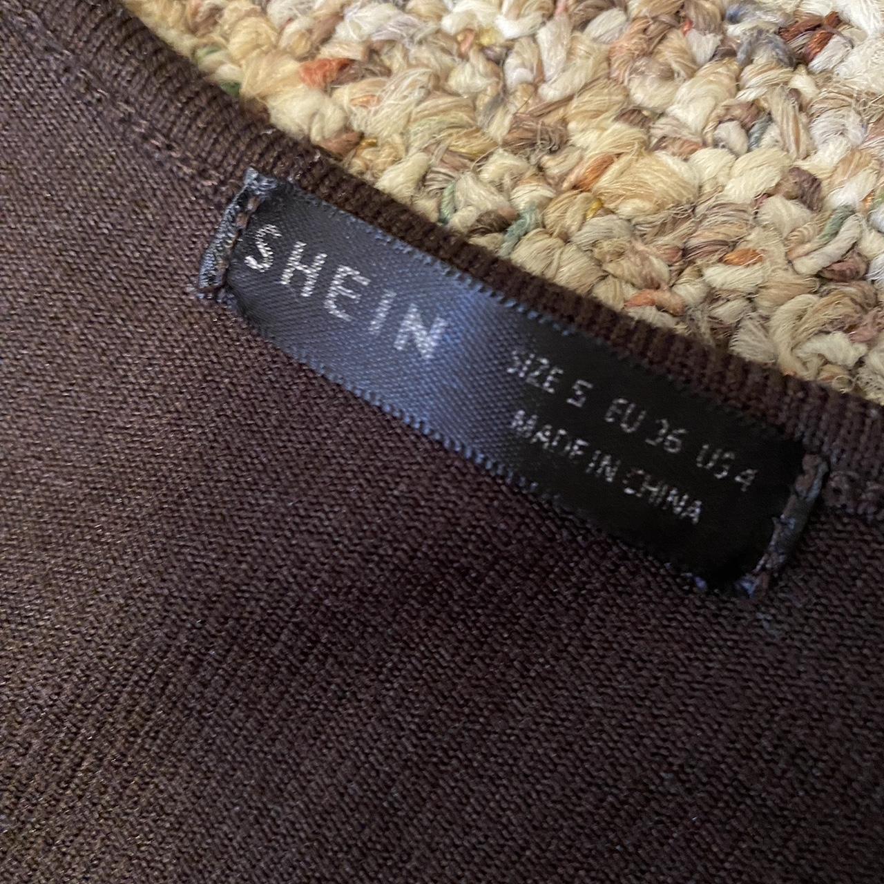 SHEIN brown mini dress Size S Cute for homecoming or... - Depop