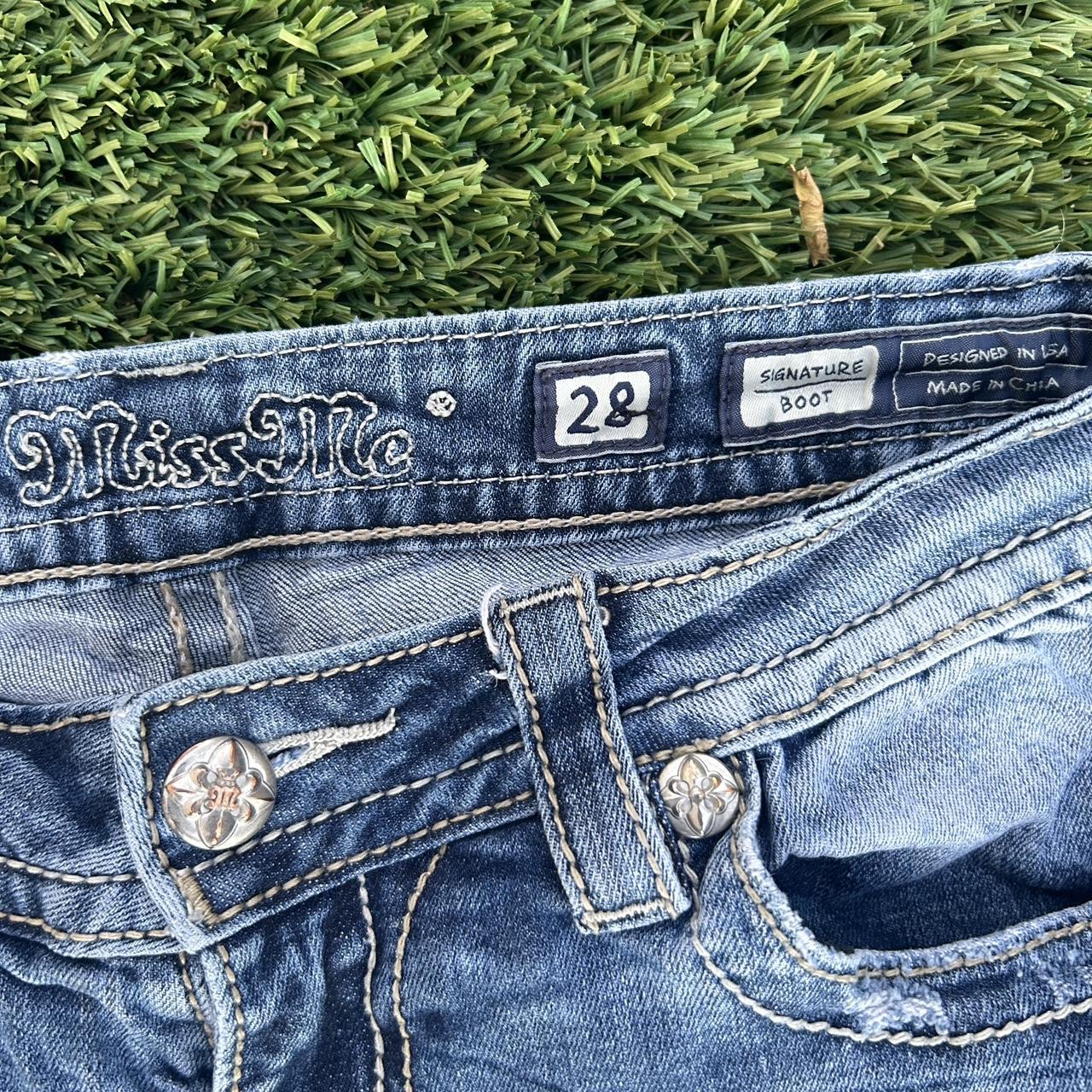 Miss me flared jeans These have a great wash on... | Depop